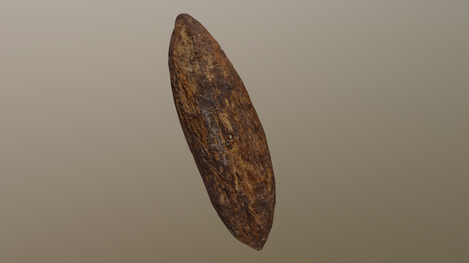 Australian Aboriginal Gweagal Cooman Shield 1770 - 3D model by David ...