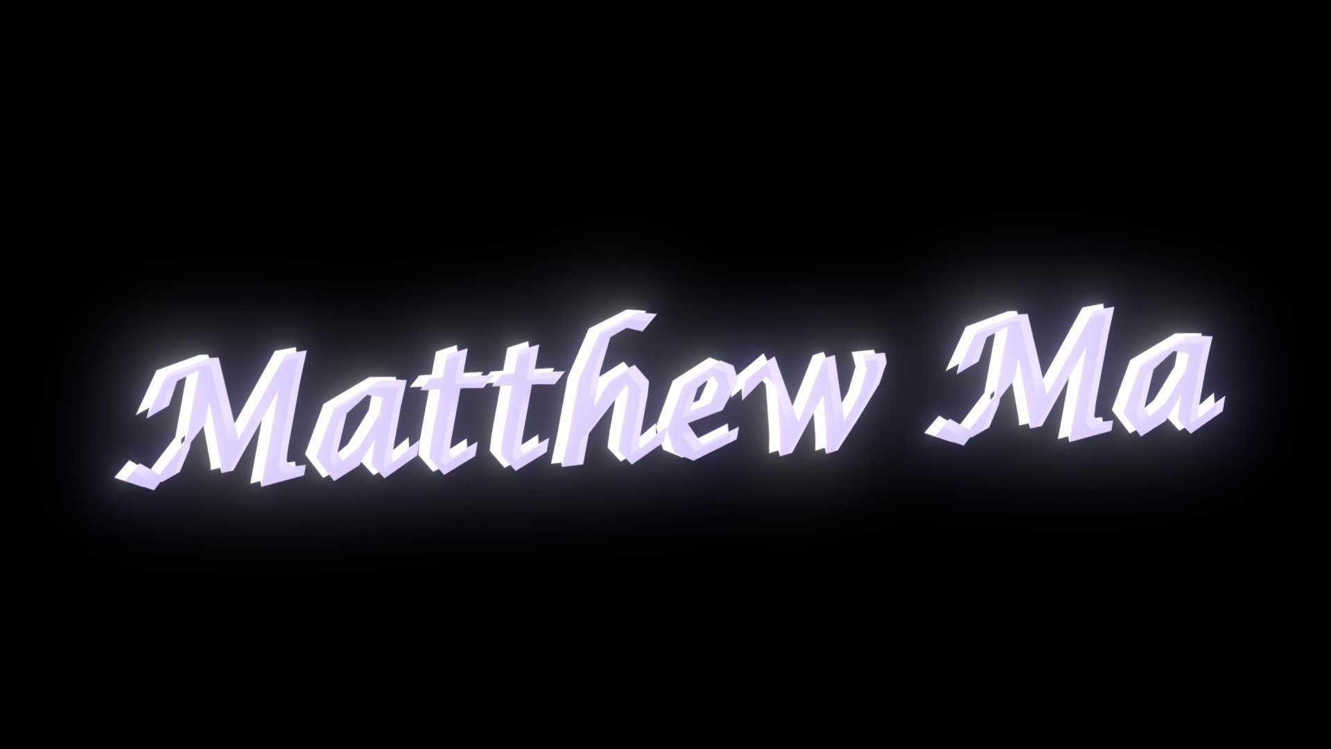 Wk1 Signature Ma Matthew - 3D model by Matthew Ma (@mmxttma) [f922c37 ...