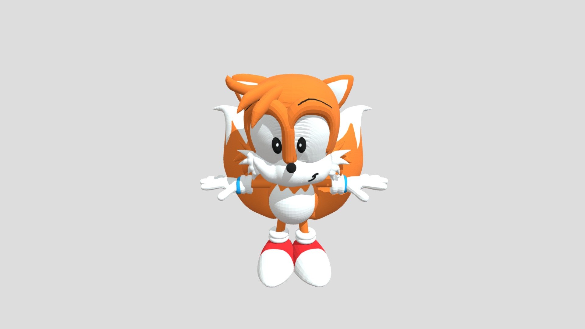 Tails (made with paint 3d) - 3D model by kittu kat :] (@katty1233 ...