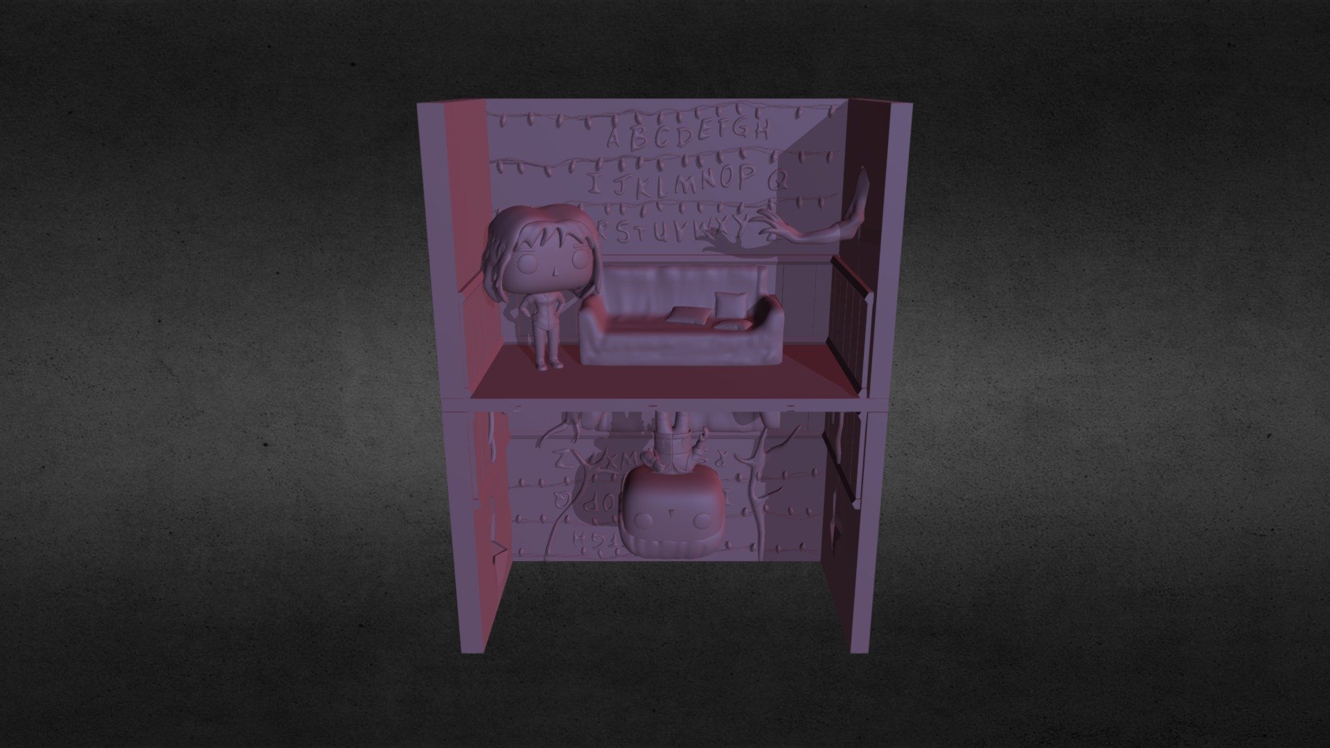 Stranger Things - 3D model by nanascar3d [f923bb8] - Sketchfab
