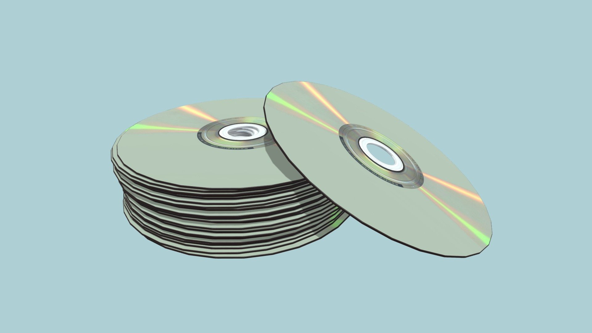 Stack of DVDs - Download Free 3D model by 3dTeenscape [f925c55] - Sketchfab