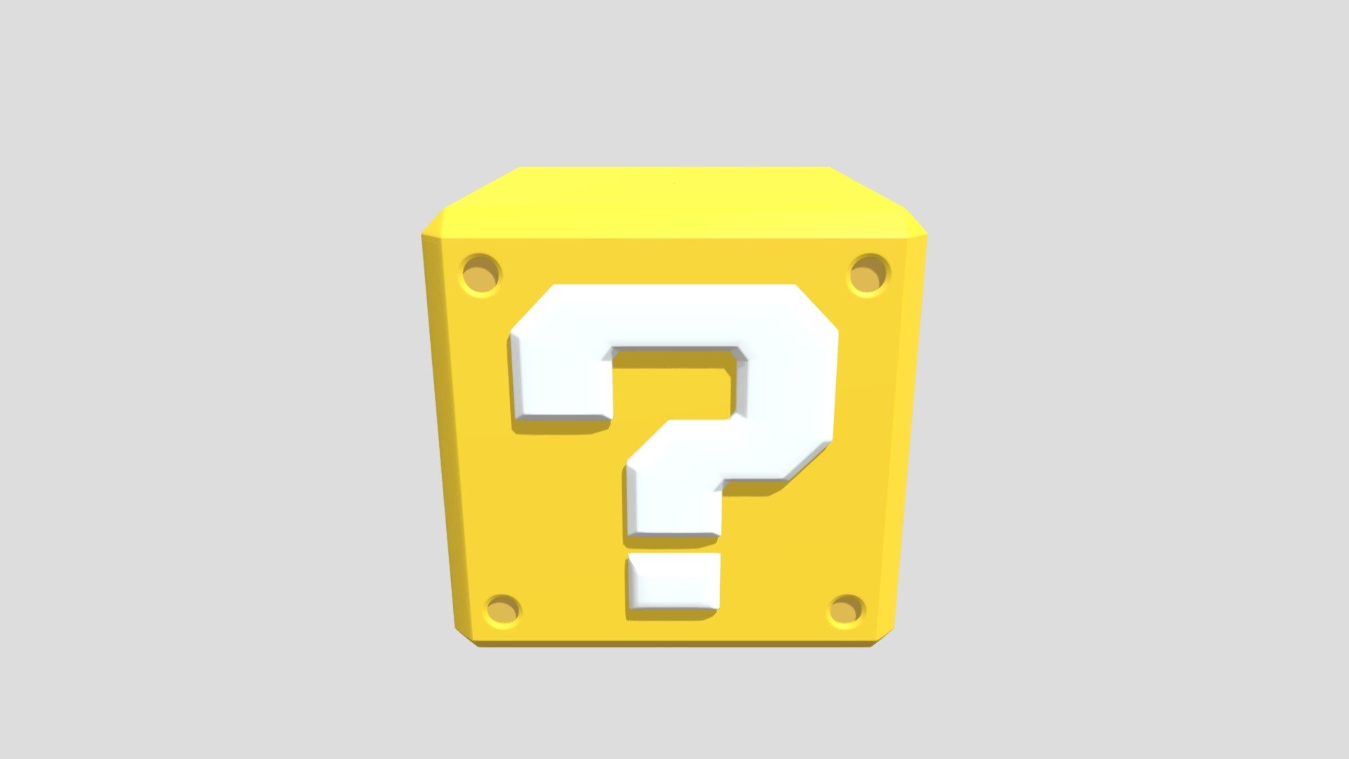 Super Mario Bros. Mystery Block - 3D model by satanfx55 [f92648b ...