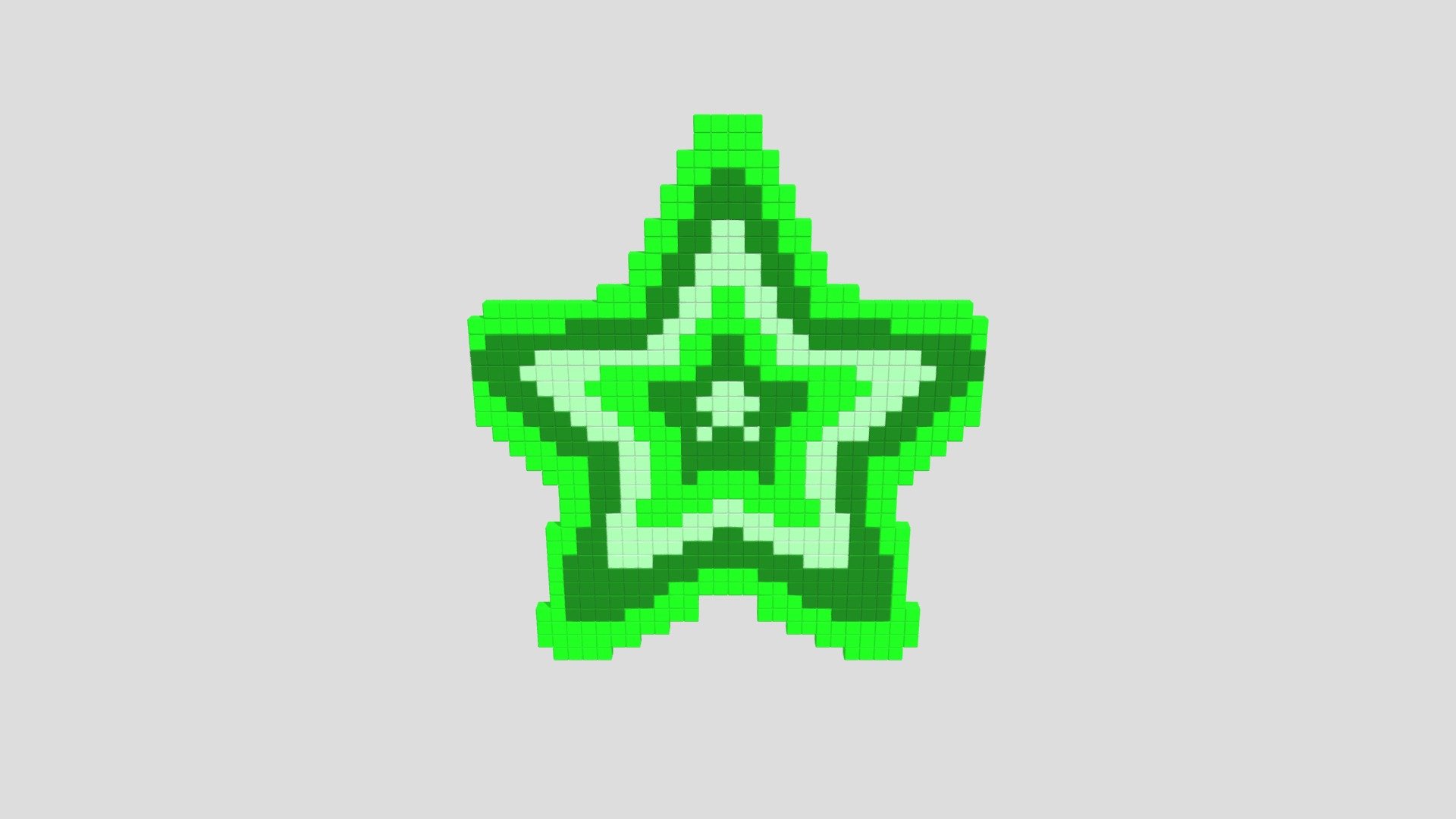 pixel star - 3D model by Star Veb (@yo1soy5sam) [f928ca8] - Sketchfab