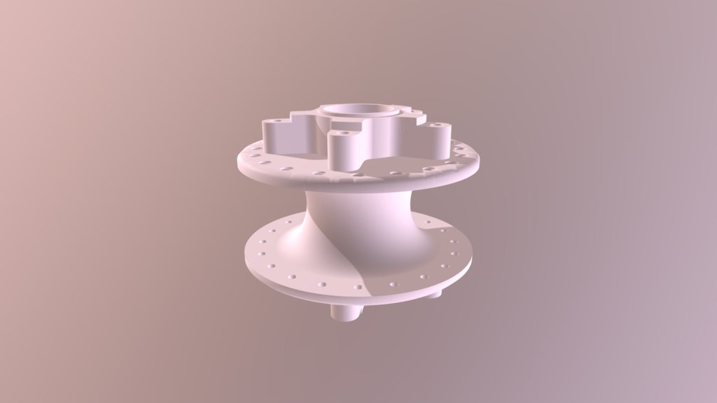 Front Motorcycle hub for Laced and dual discs - 3D model by qdl62 ...