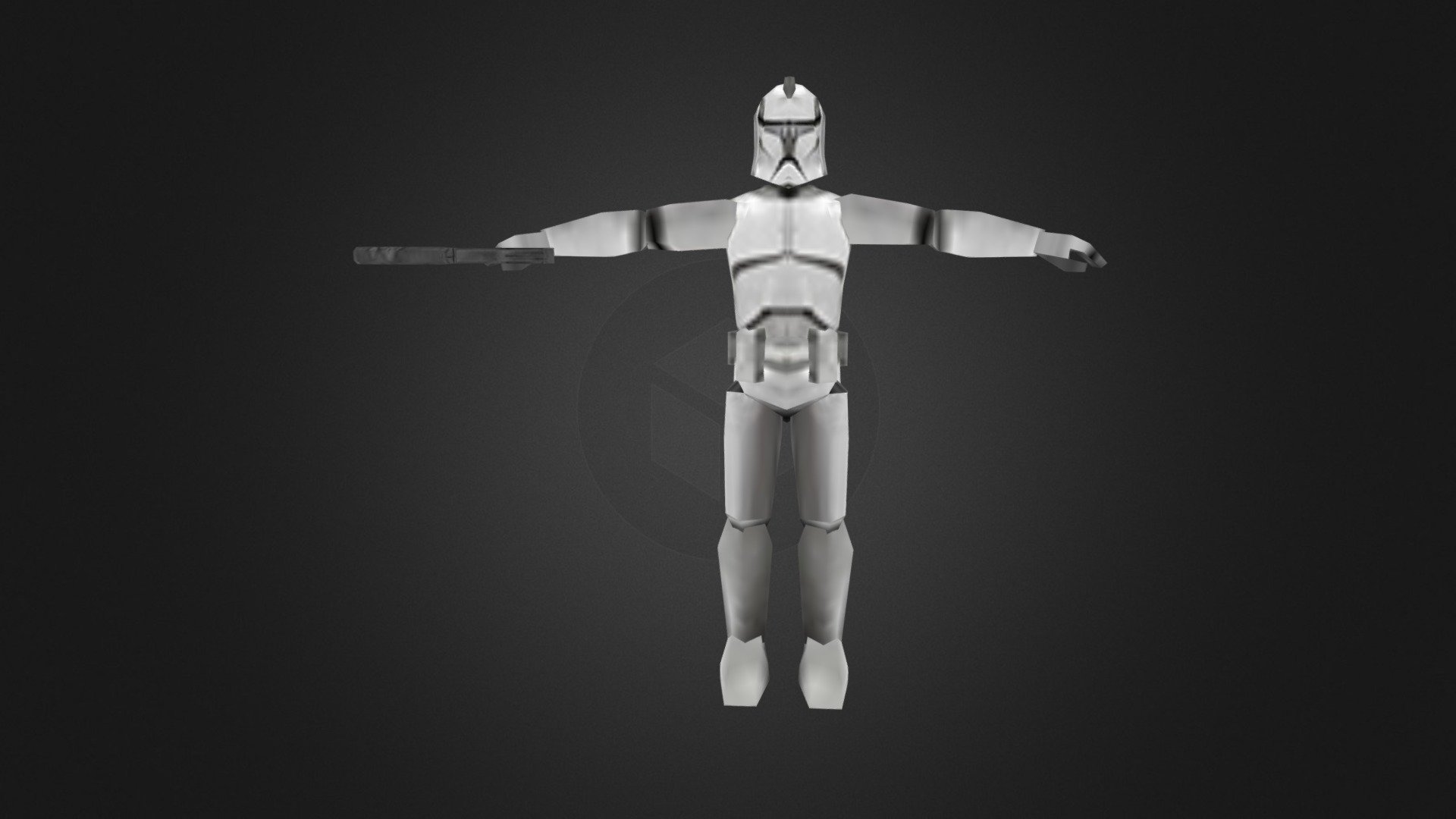 PS1 Low Poly - Clone Trooper - Download Free 3D model by alanh1213 ...