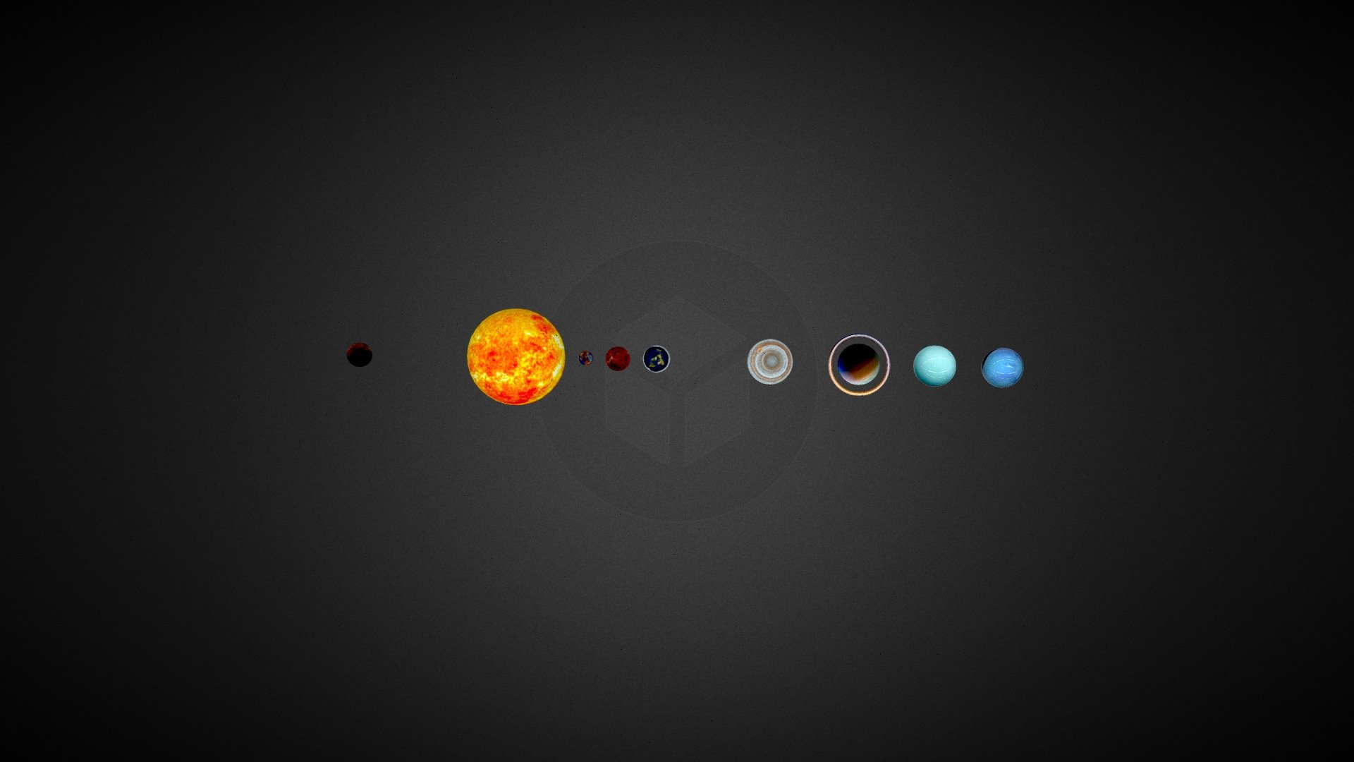 Solar system - 3D model by Werdiki [f92a9bd] - Sketchfab