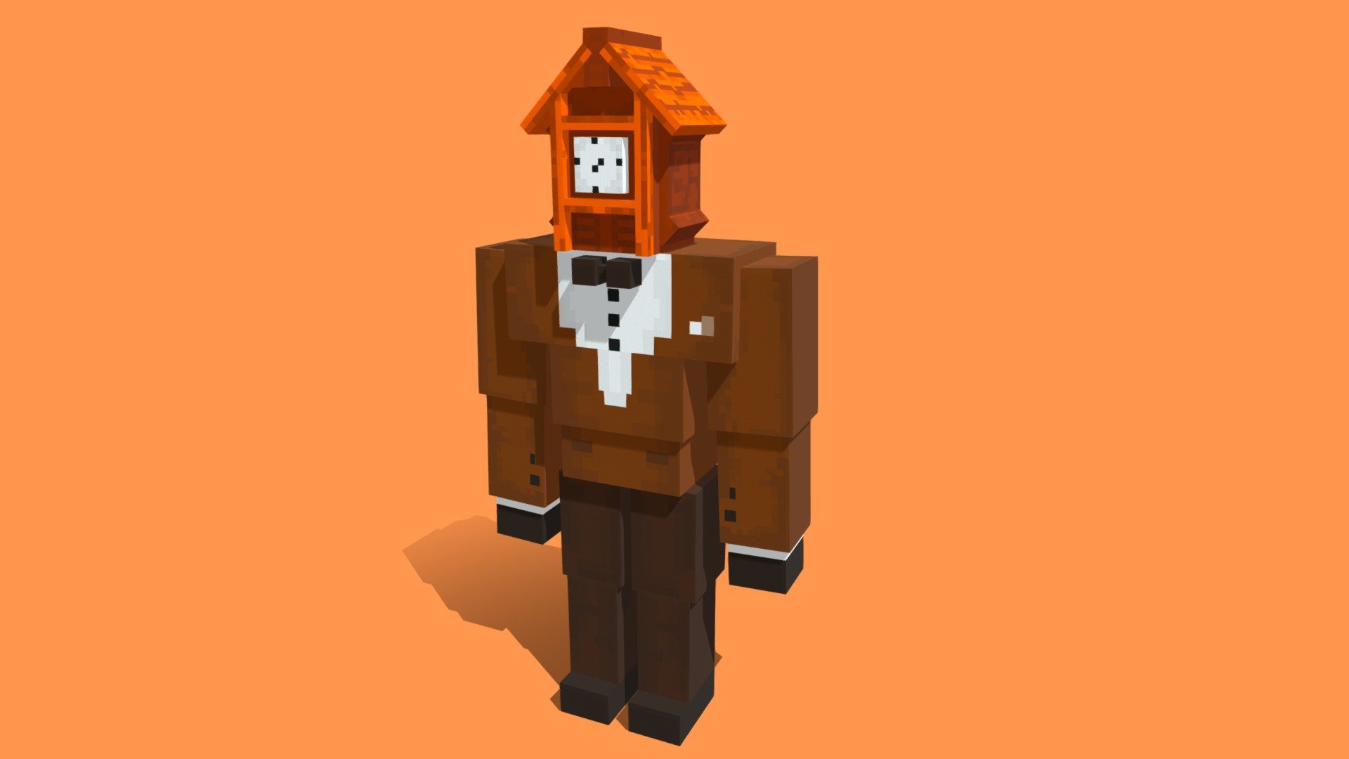 Skibidi Clockman Uniform - Minecraft - Buy Royalty Free 3D model by El ...