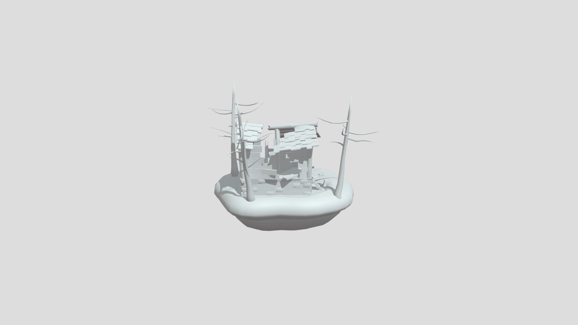 Burned house - 3D model by dylan macgillavry (@hotrew) [f92c46f ...