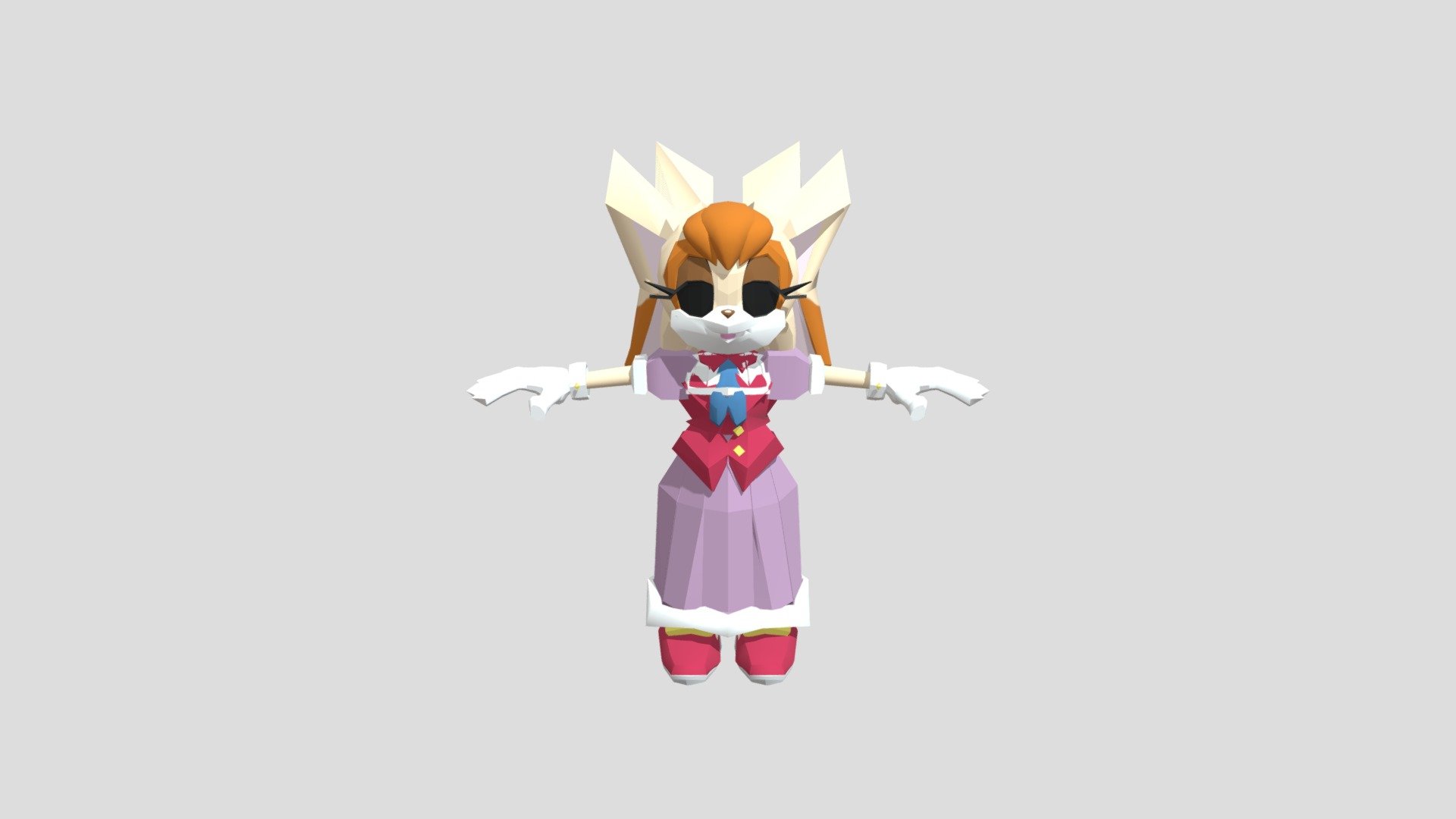 Vanilla The Rabbit - 3D model by nickcheezy15 [f92d483] - Sketchfab