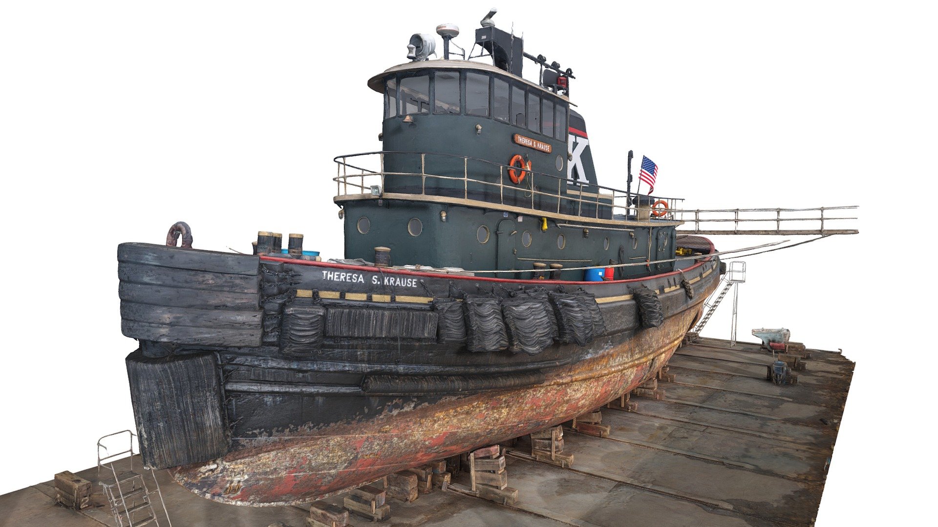 Theresa S. Krause Tugboat - 3D model by Taylor (@thoulihan) [f92d883 ...