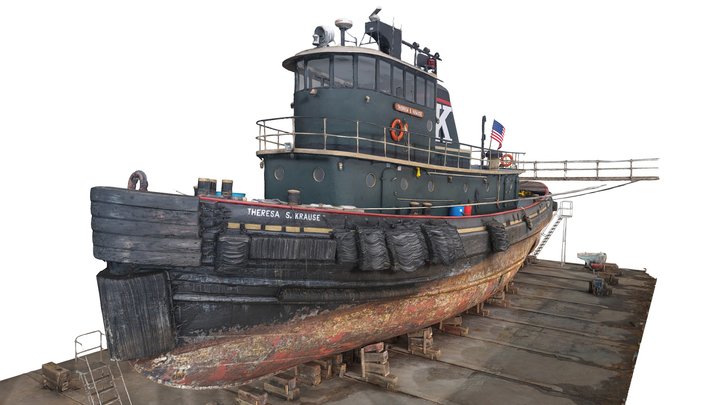 Tugboat 3D models - Sketchfab