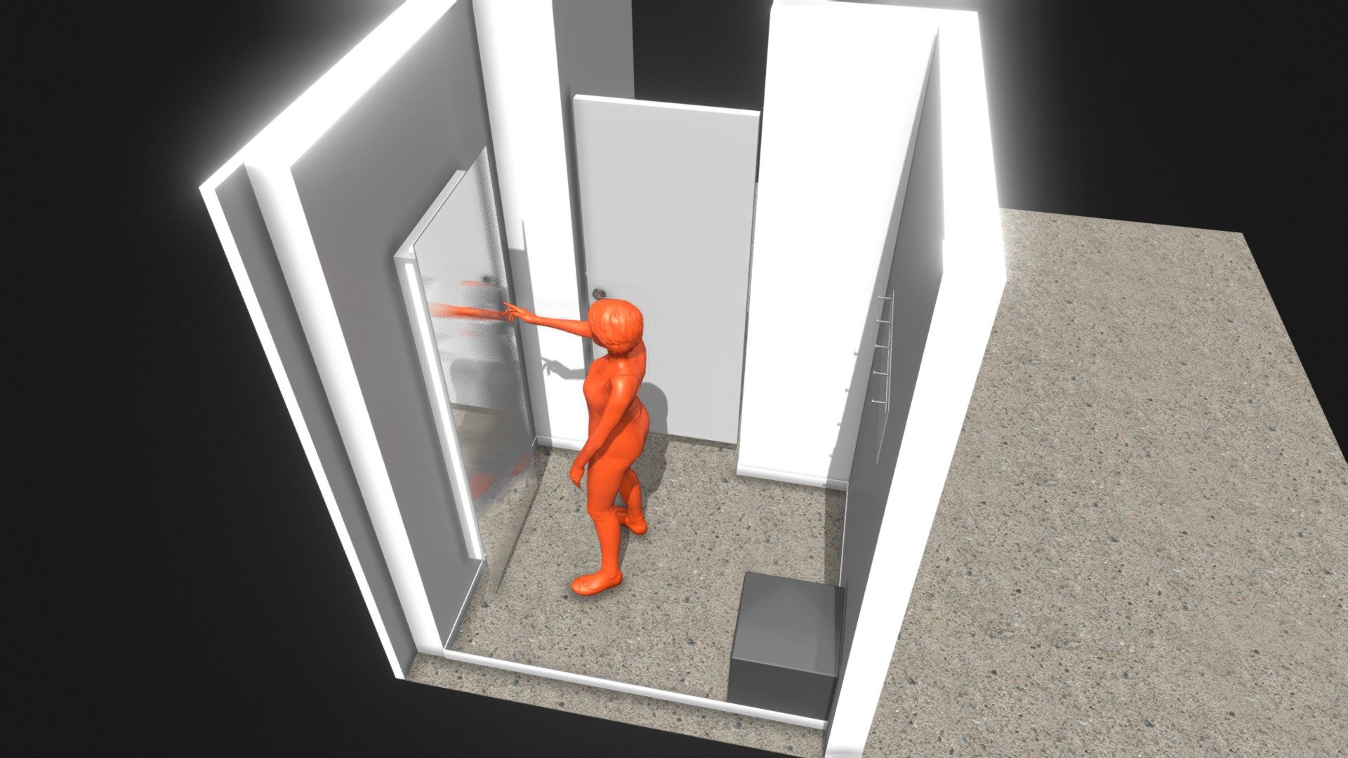 Fitting Room - 3D model by Commersive [f92dfb0] - Sketchfab