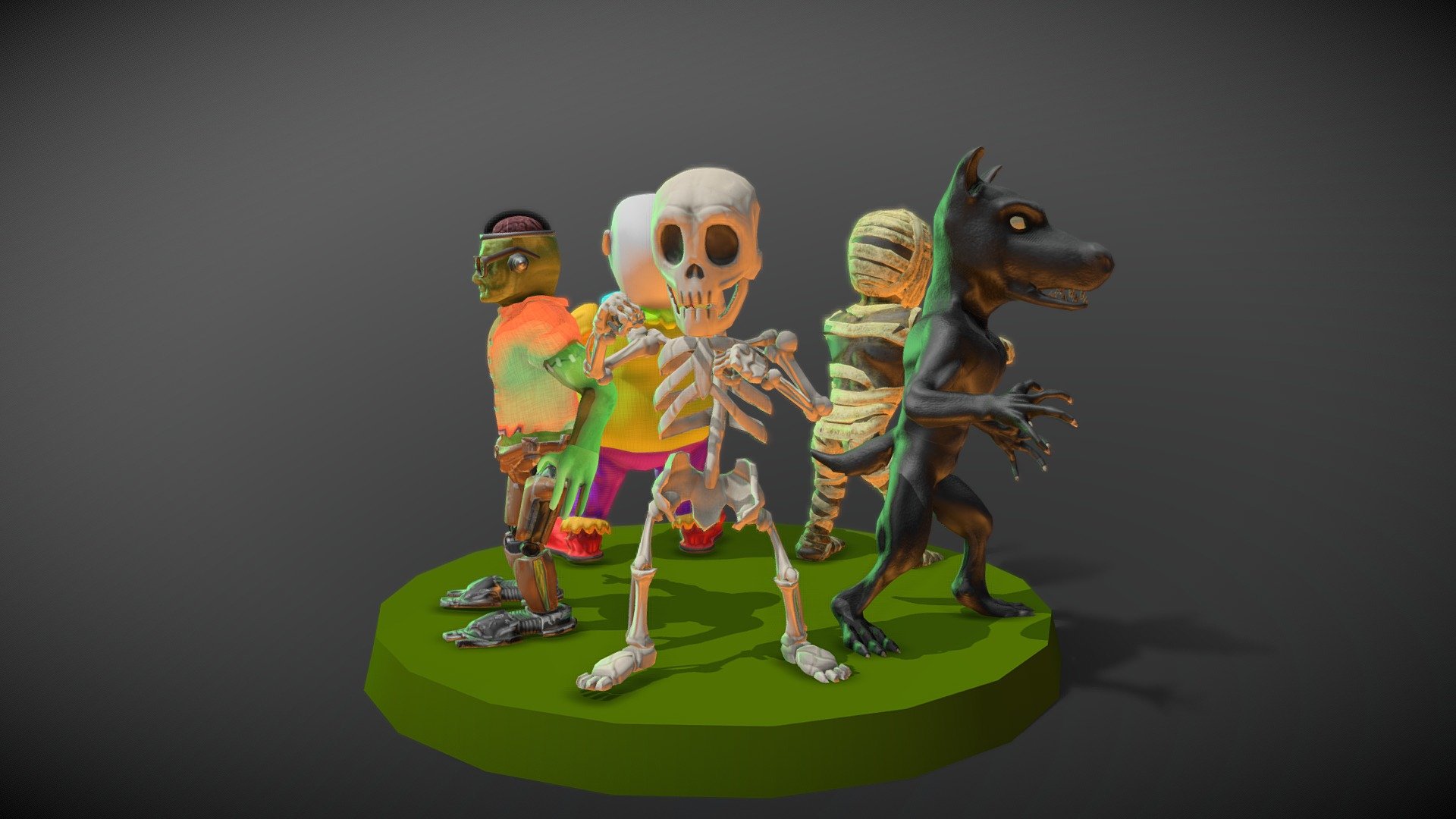 Boneyard Brawlers Monsters - 3D model by abangs730 [f9317f8] - Sketchfab