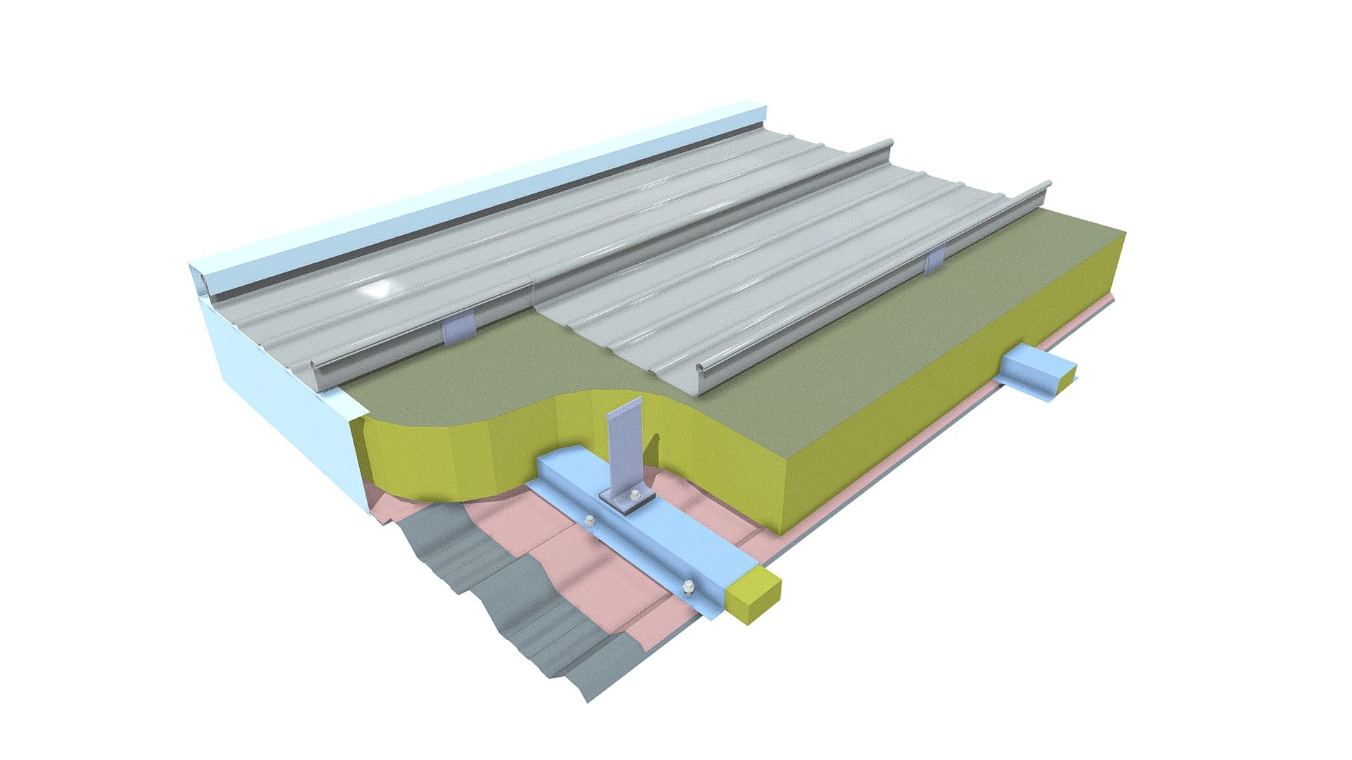 Standing Seam 65/410 - 3D model by Joseph Esteve (@josephesteve ...