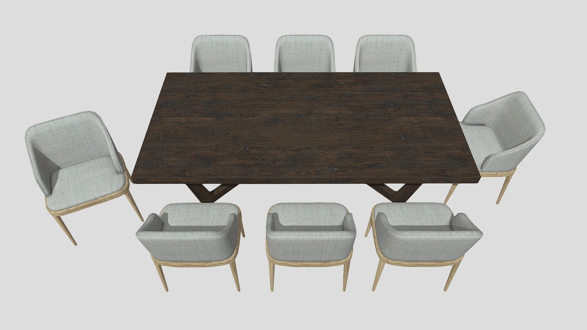 Table and chair 4 - Download Free 3D model by Augusto.Angulo [f933fd3 ...