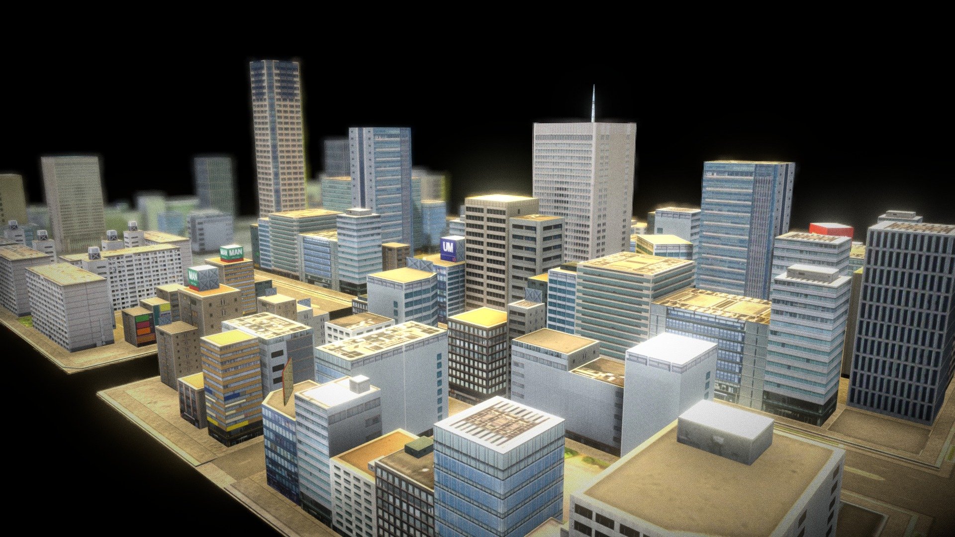 City(Tokio) - Download Free 3D model by GMKM4N (@UTTM2) [f93476a ...