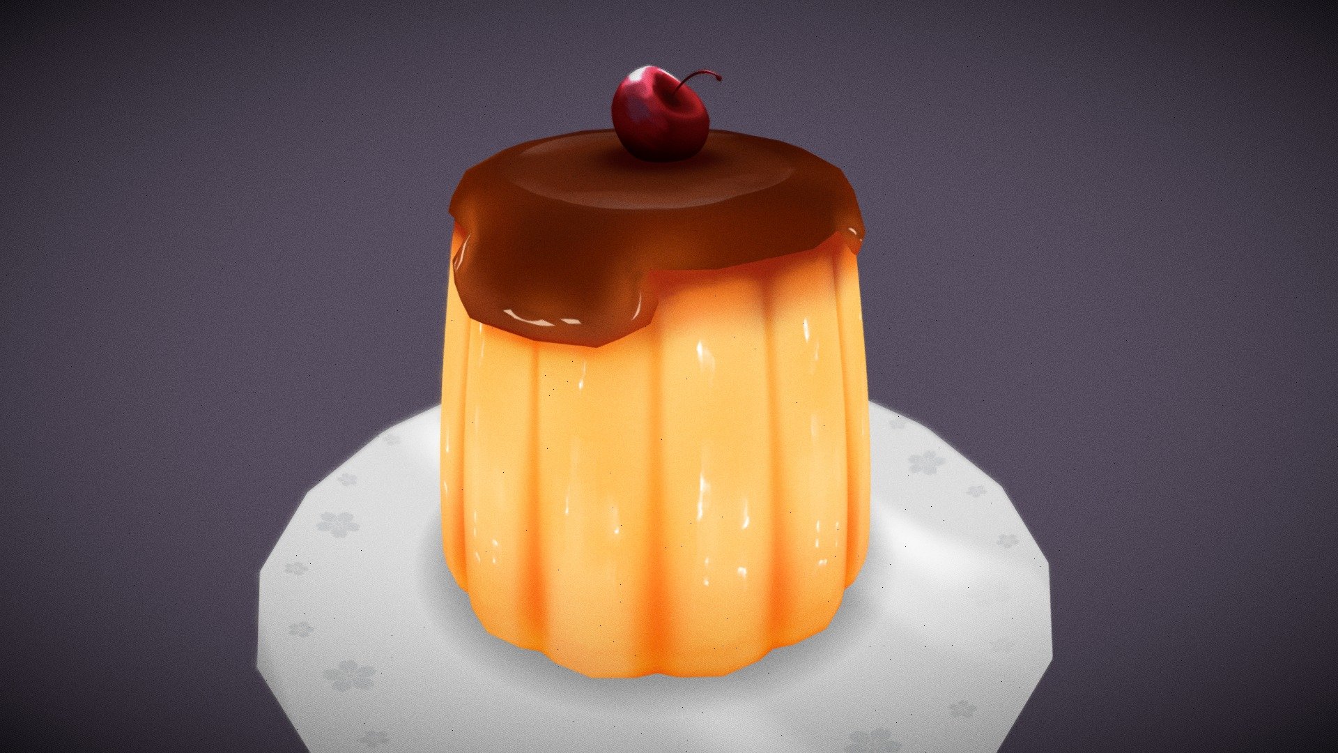 Flan - 3D model by Anabellia [f938035] - Sketchfab