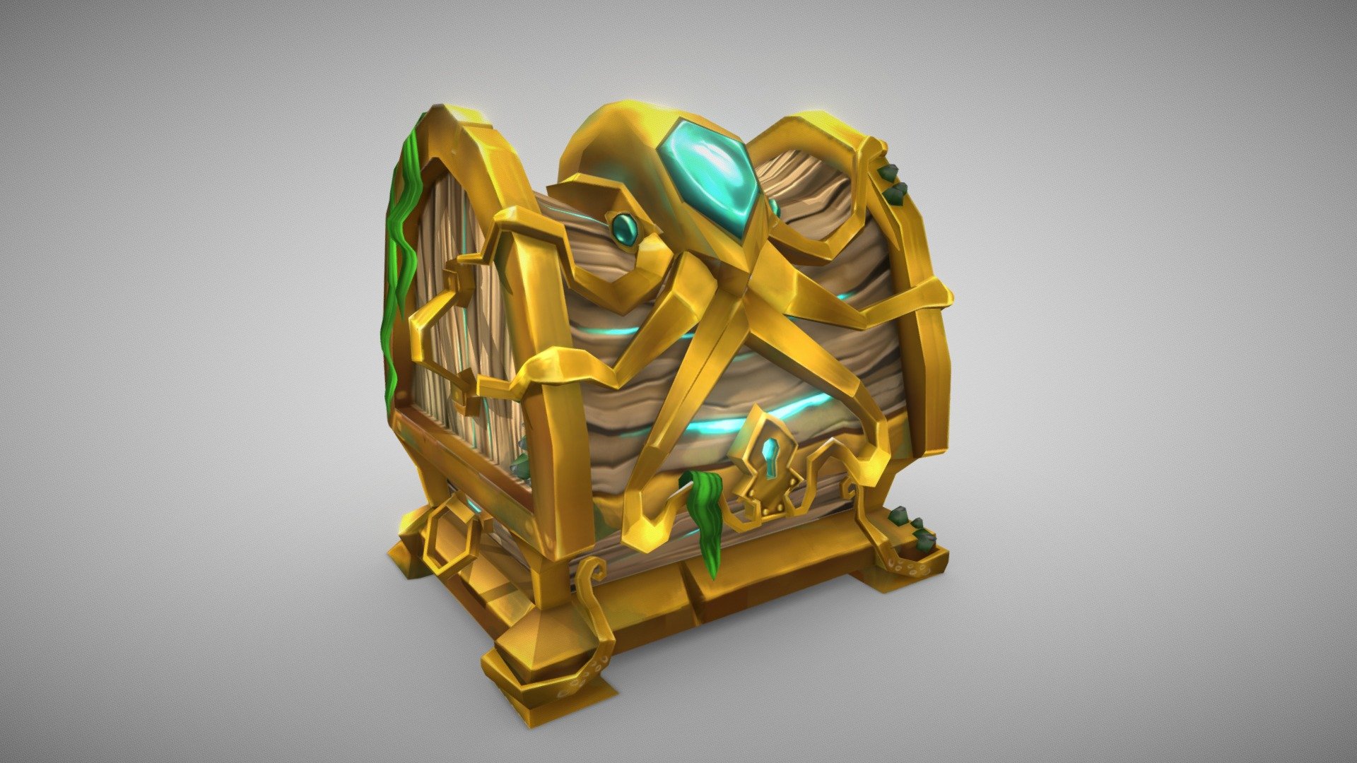 Octopus chest - 3D model by leamaletic [f9388b5] - Sketchfab