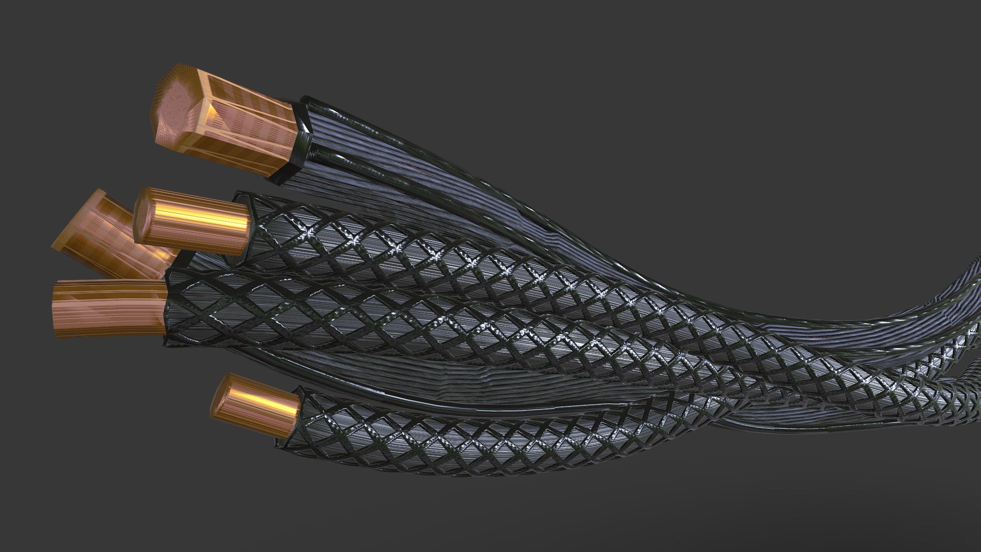Hard Surface Cable Modeling. - 3D model by Farago [f938e12] - Sketchfab