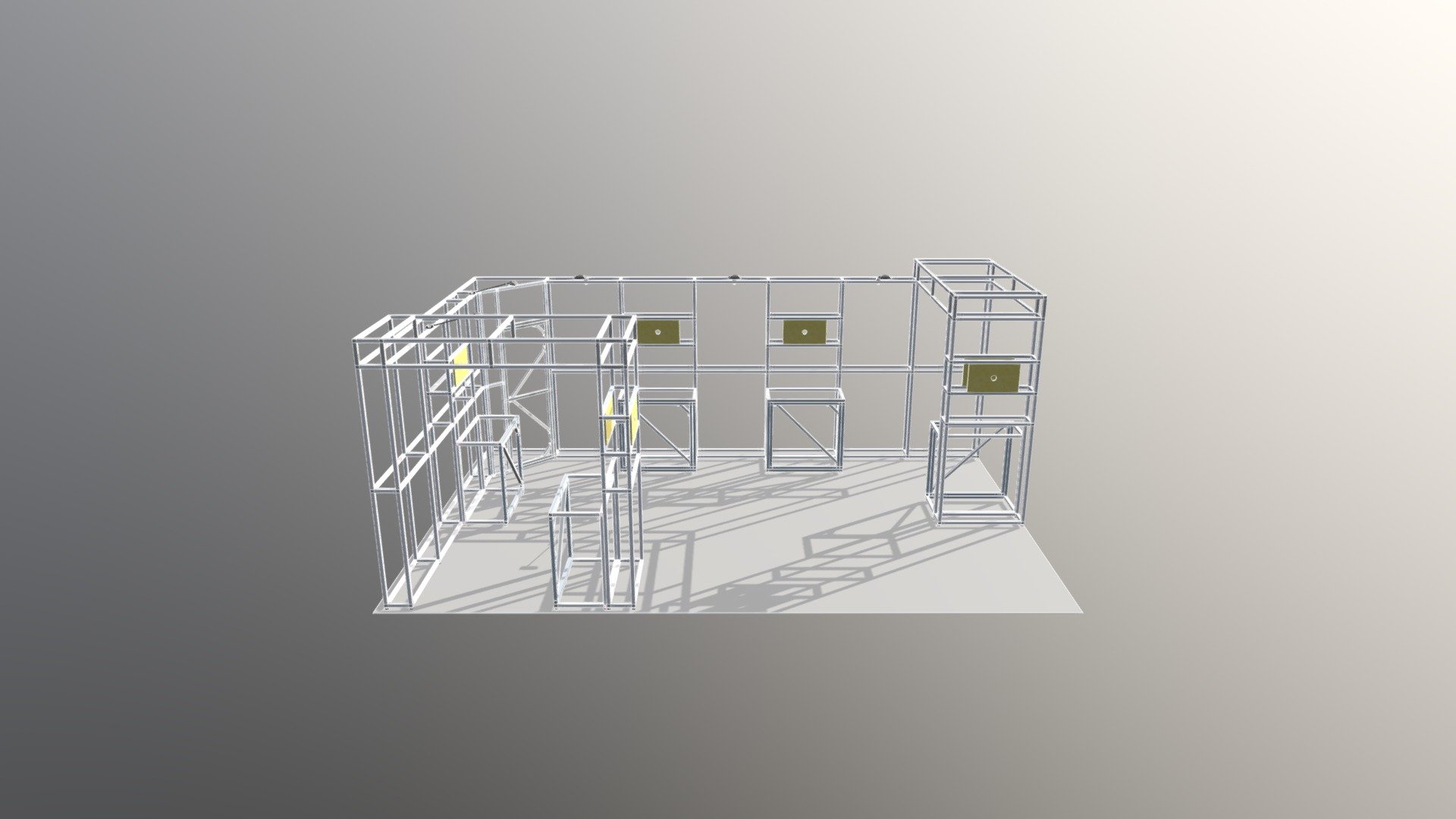 7 x 4 - Corner Unit - 3D model by T3 Systems (@Mukesh87) [f939a7a ...