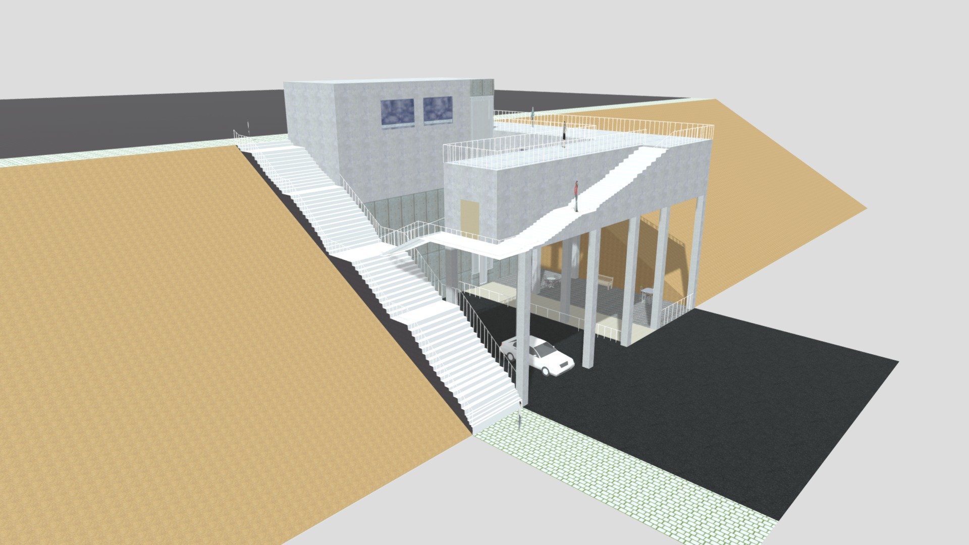 Building - Download Free 3D model by Saba_Kobu (@Saba_Kobuladze ...