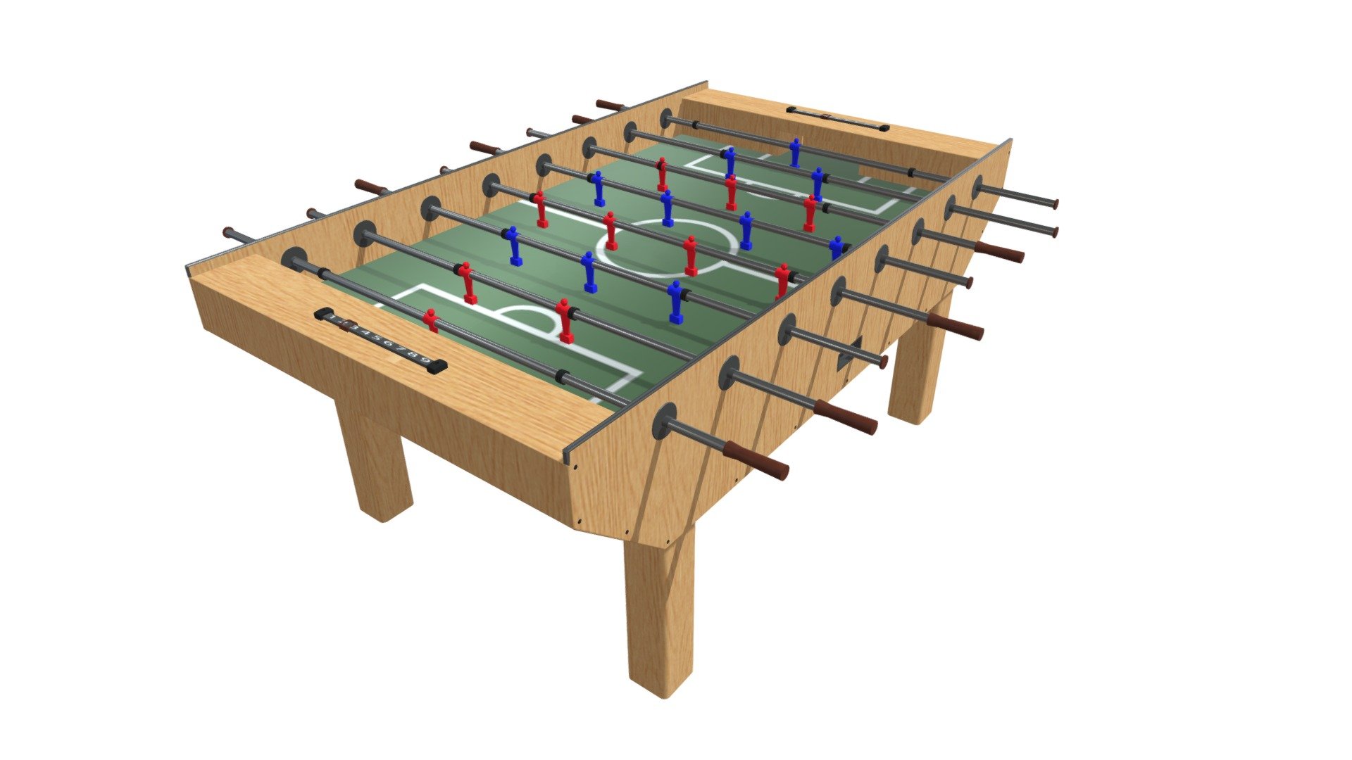 Foosball table - Buy Royalty Free 3D model by renato.lt (@renato.lt_3D ...