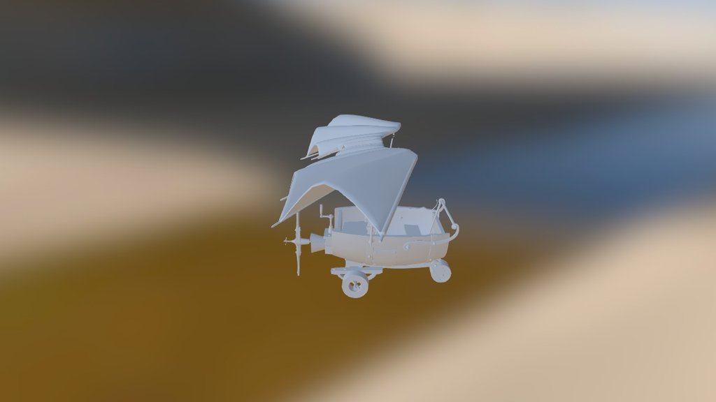 Flying Cart - 3D model by mustardbiff [f93f3f2] - Sketchfab