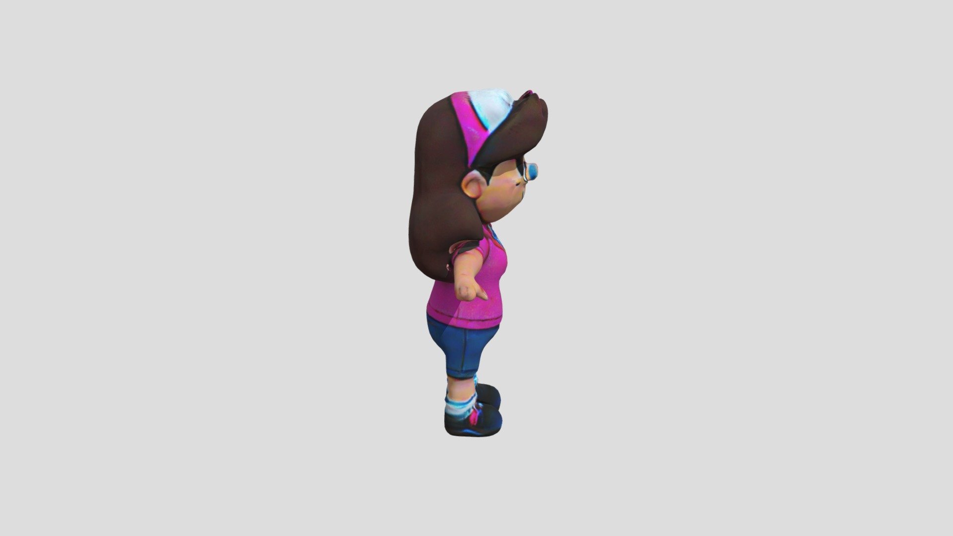 mabel gravity falls create by saadat ali - 3D model by saadatb13703 ...
