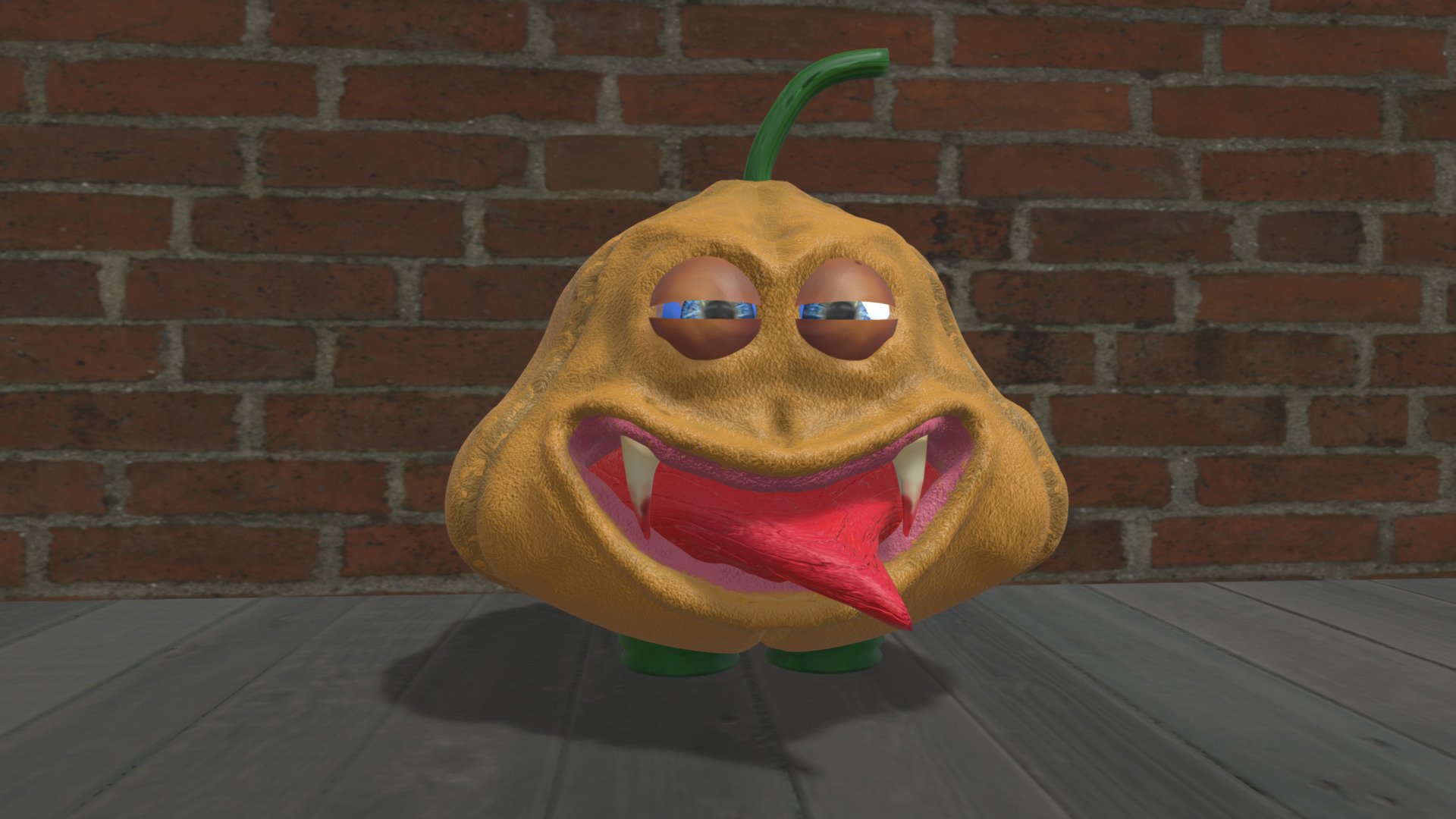 Halloween terror character for VFX and games - 3D model by Lenin ...
