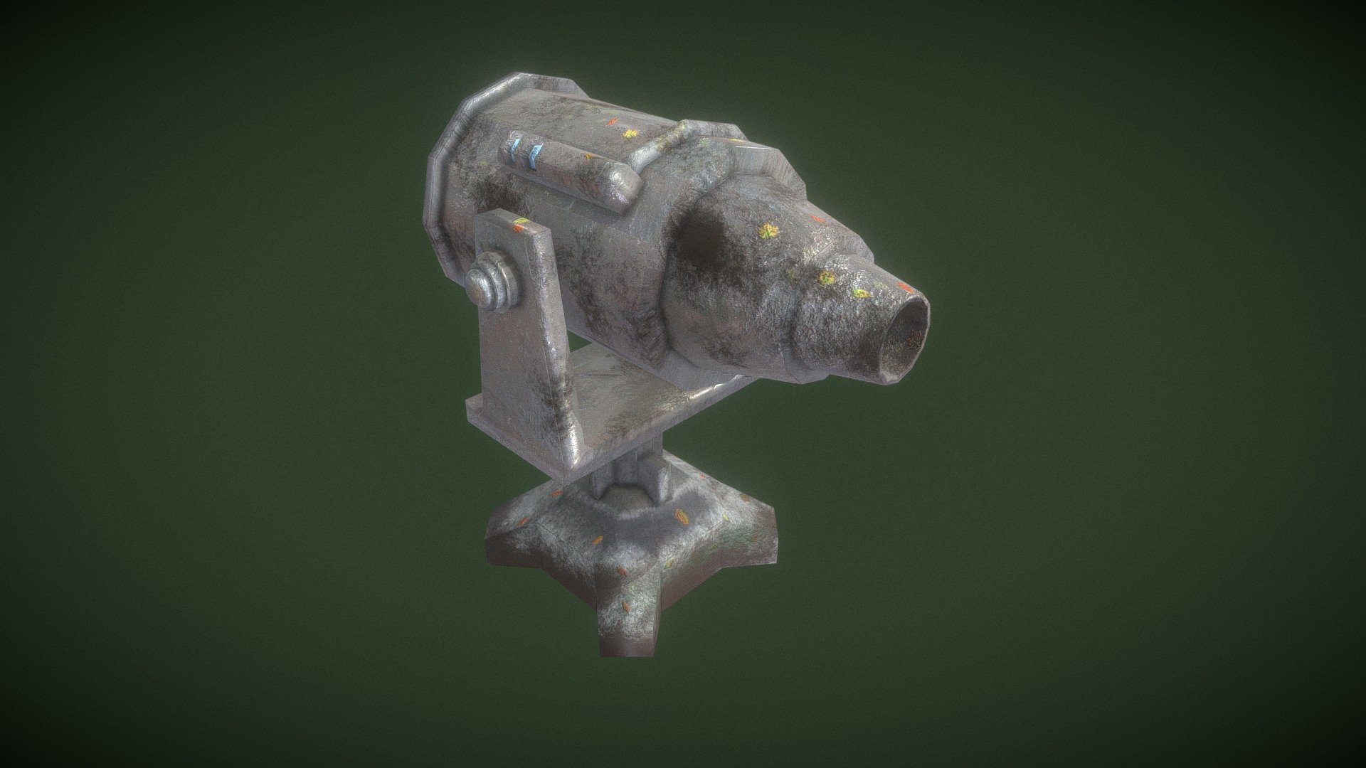 Turret - 3D model by abdhullah [f940df6] - Sketchfab