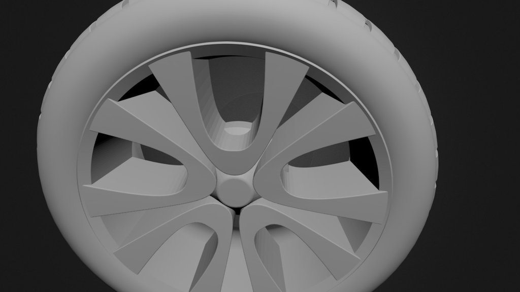 09 Exercise Model-wheel - 3D model by jakubu [f942620] - Sketchfab