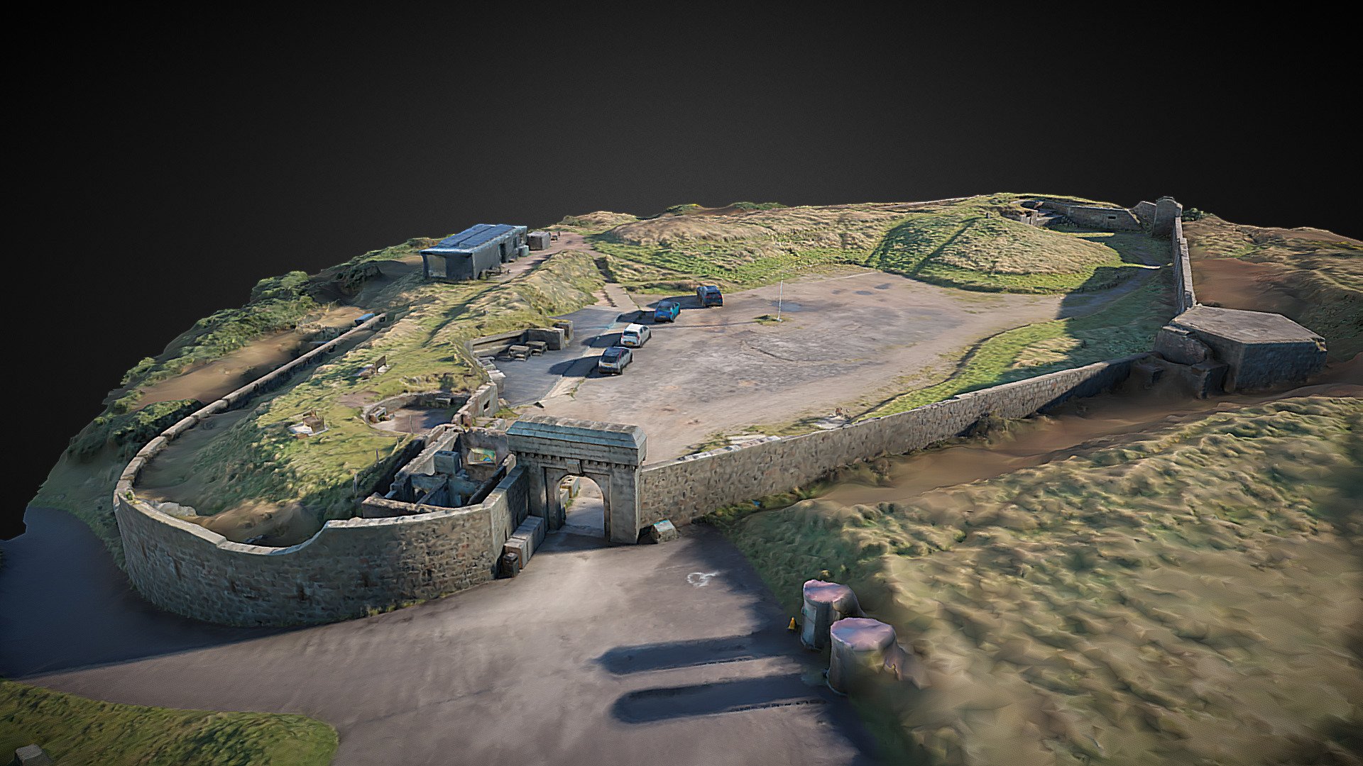 Torry Battery, Aberdeen - Download Free 3D model by Douglas Ledingham ...