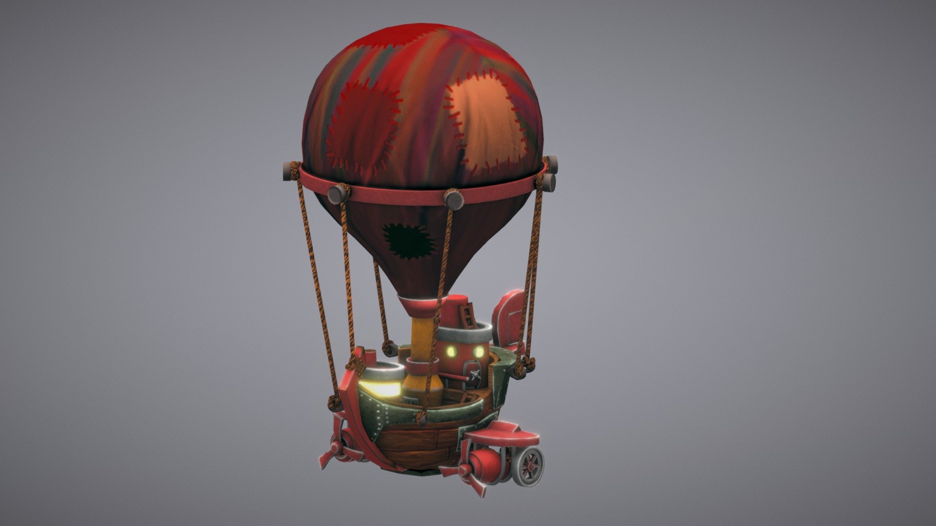 Airship - 3D model by balomir [f942be0] - Sketchfab