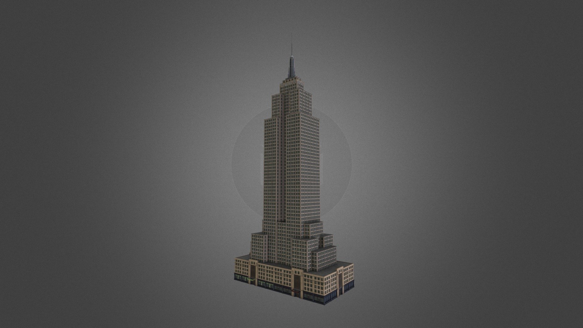 Retro City Pack II Building 05 - 3D model by noirfx [f942e36] - Sketchfab