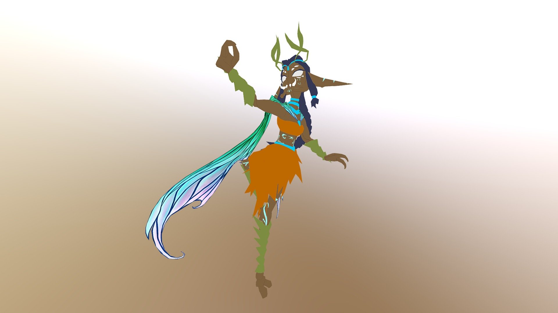 Zelda Bugg Tribe Princess - 3D model by belletje [f9456fd] - Sketchfab