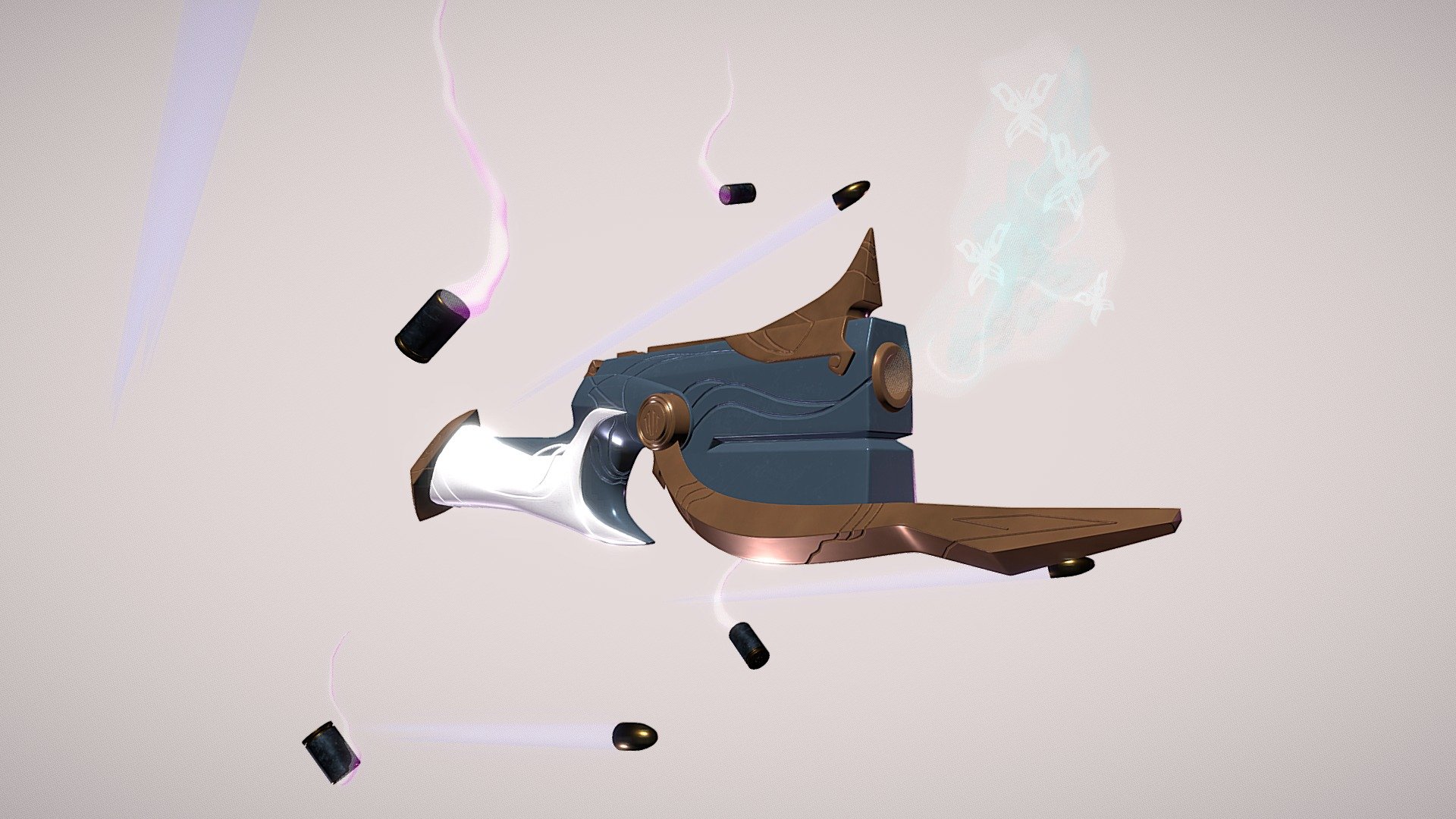 Jhin Gun - 3D model by Bloodalit [f946ae6] - Sketchfab