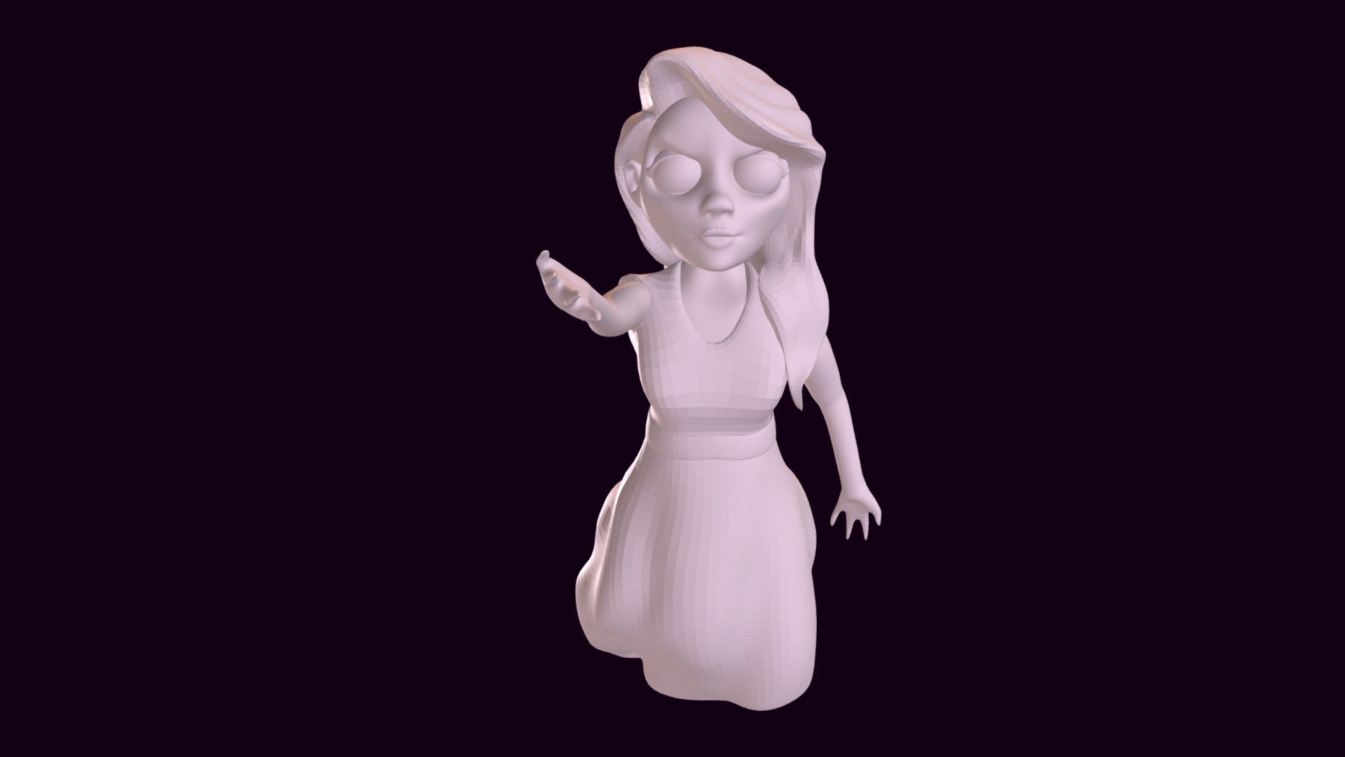 Ghost girl - 3D model by andreacasado [f946f7f] - Sketchfab