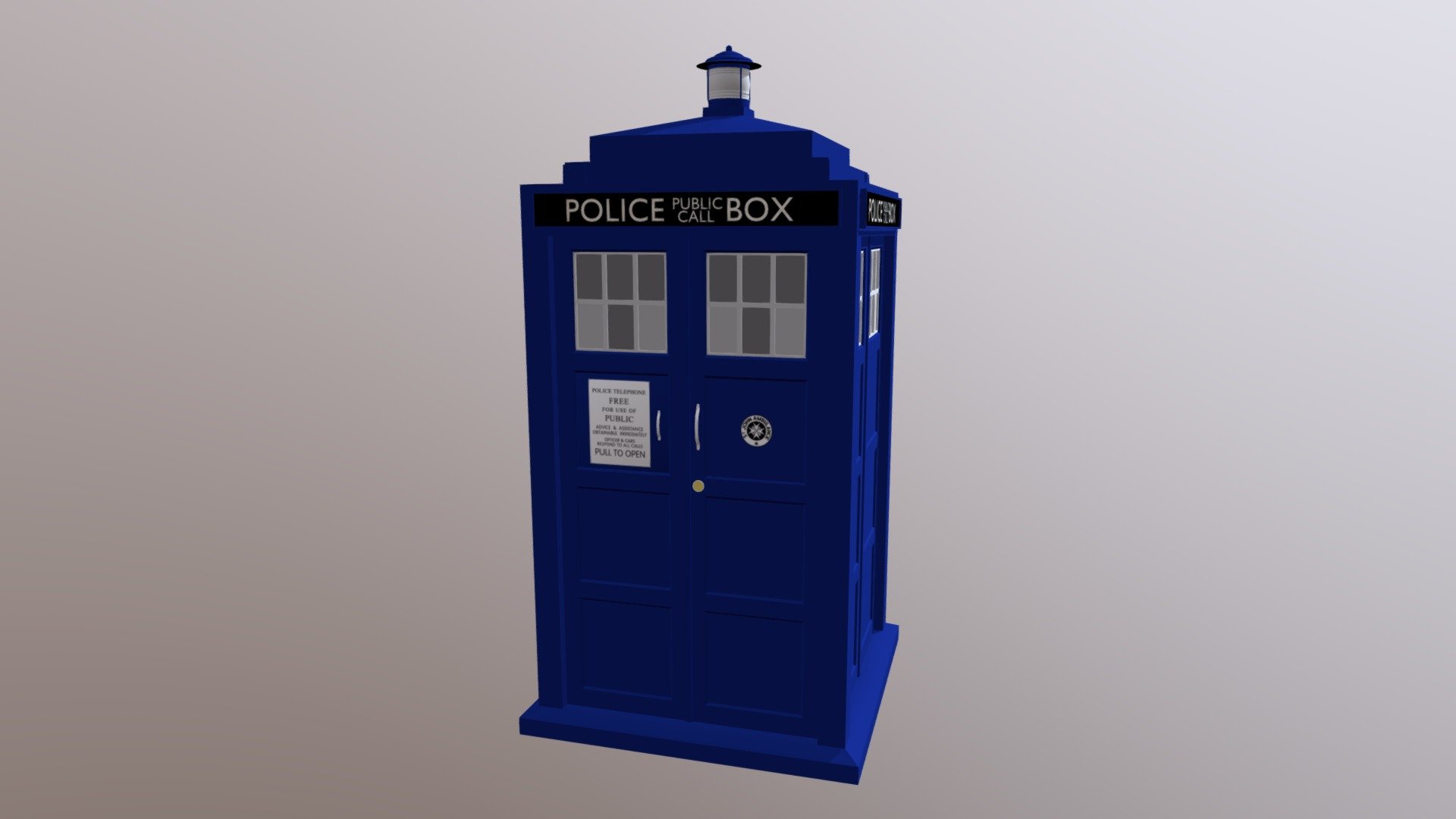 TARDIS WIP V1 - 3D model by Lewis Jenkins (@noblespartan) [f947281 ...