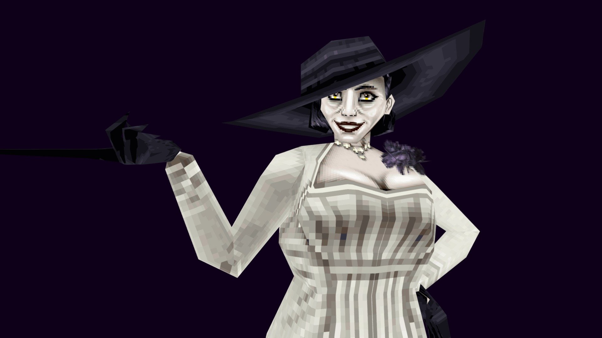Low poly - Lady Dimitrescu - Download Free 3D model by the_regressor ...