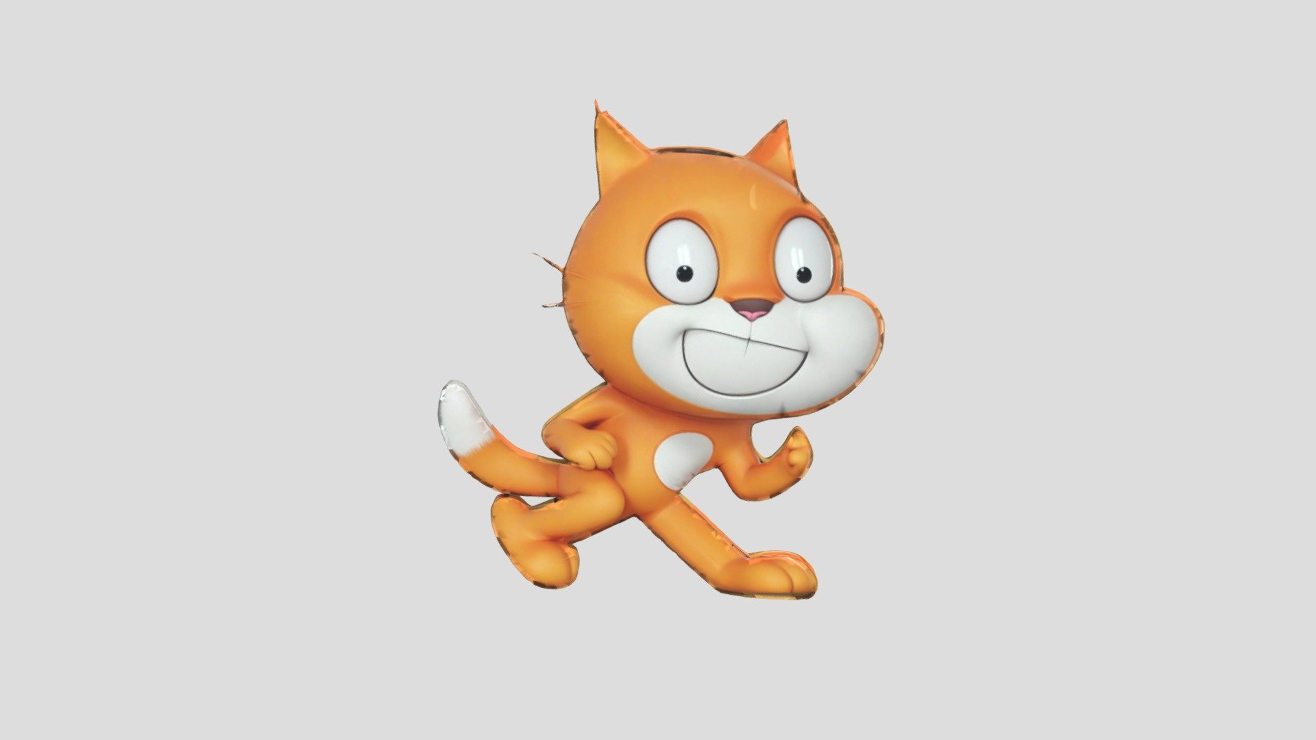 Scratch Cat Running - 3D model by gabbomaso [f9488d7] - Sketchfab