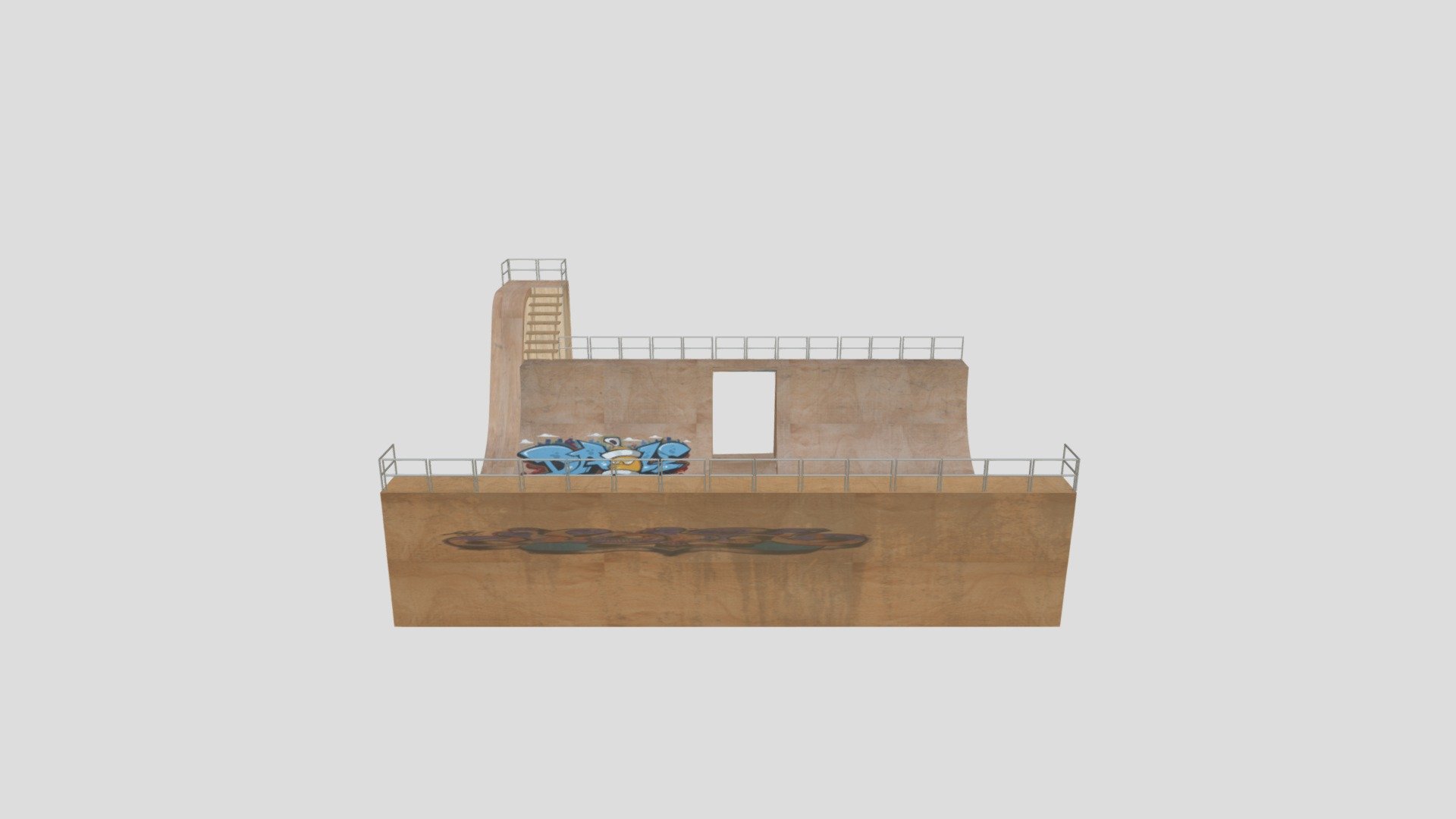 Textured Ramp - 3D model by sparkeagle [f949011] - Sketchfab