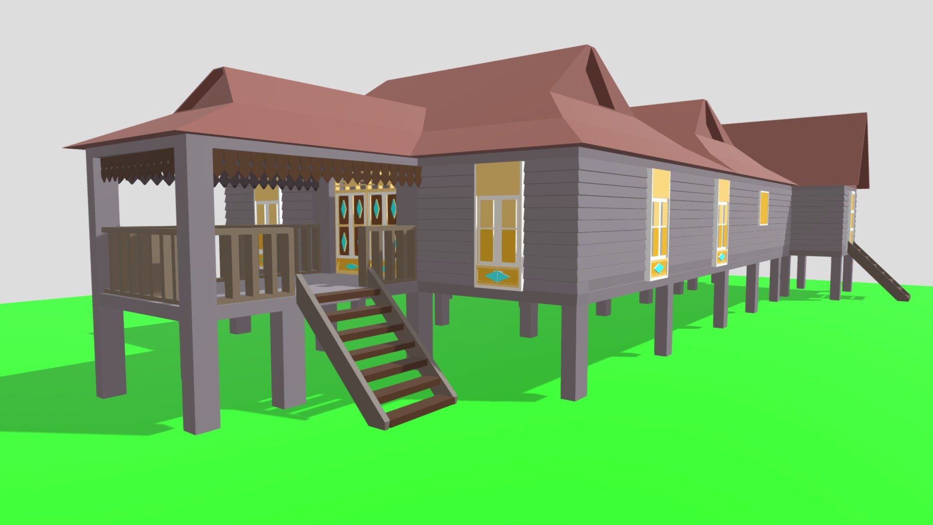 Rumah Adat Limas Potong - 3D model by Karamatsu (@karamatsu9) [f94a835 ...