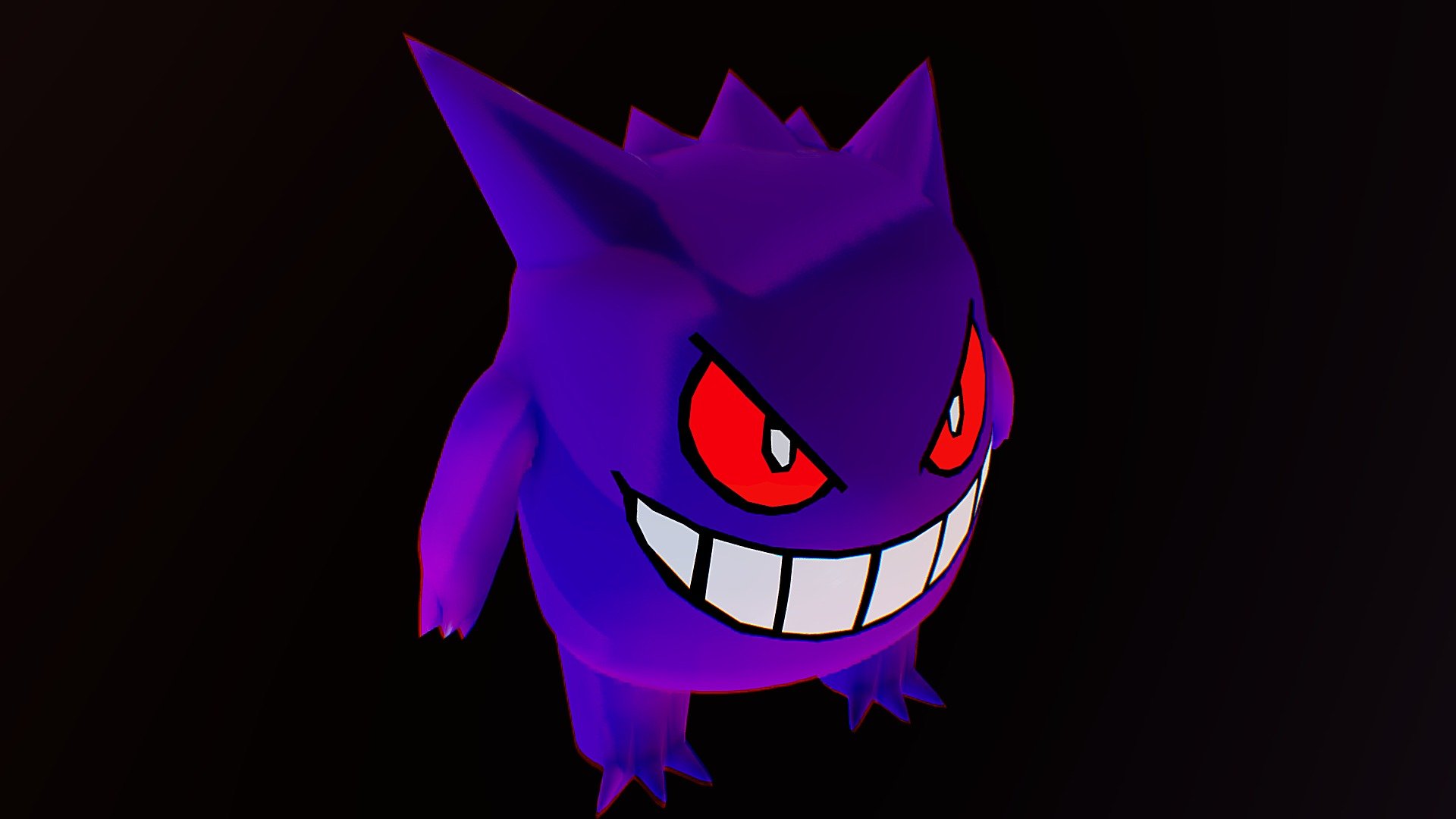 Gengar - 3D model by lukedobbs [f94b35f] - Sketchfab