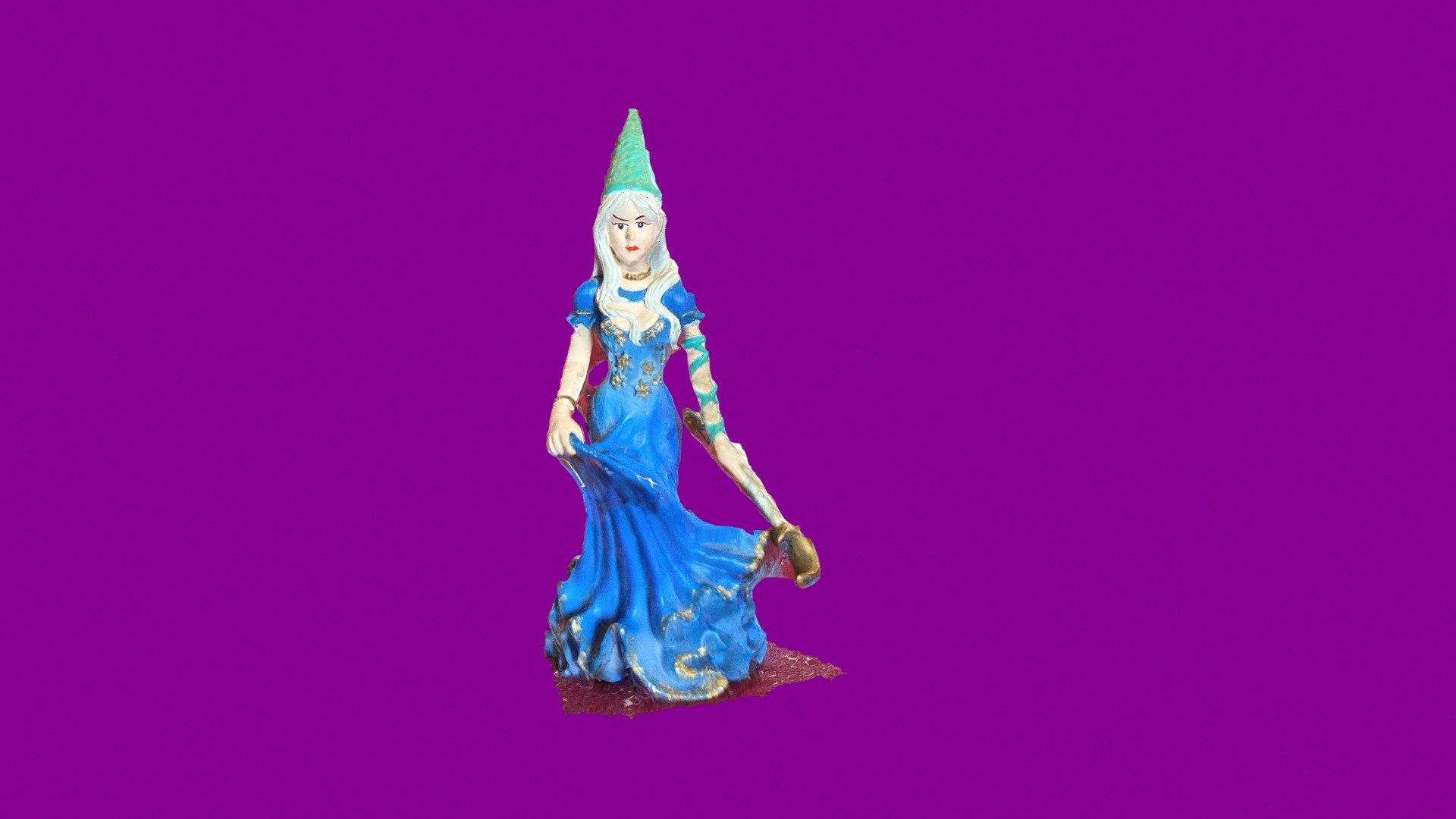 blue moon witch - 3D model by Mala.Vita [f94b3de] - Sketchfab