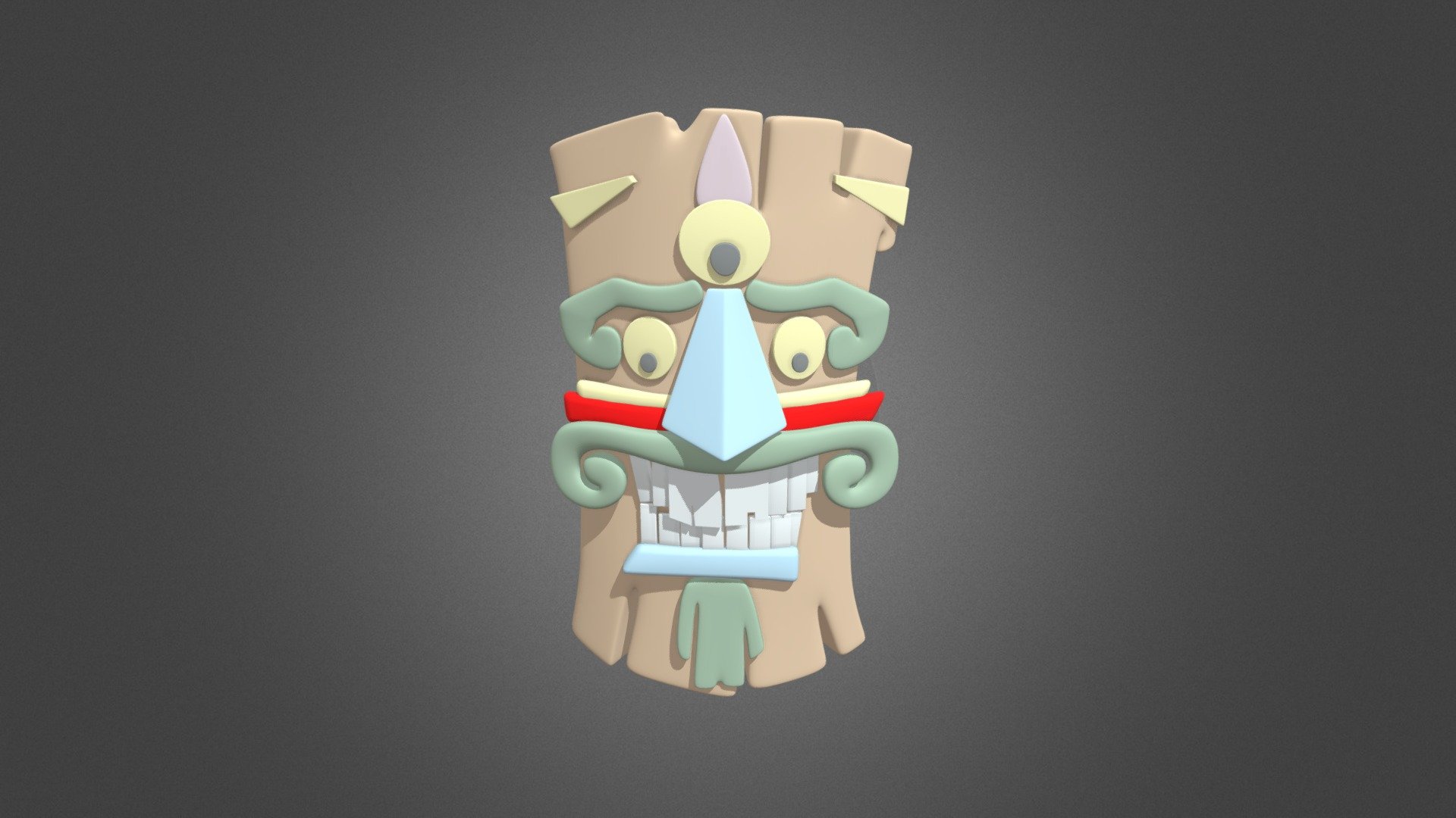 Tiki Mask - 3D model by renerene [f94c436] - Sketchfab