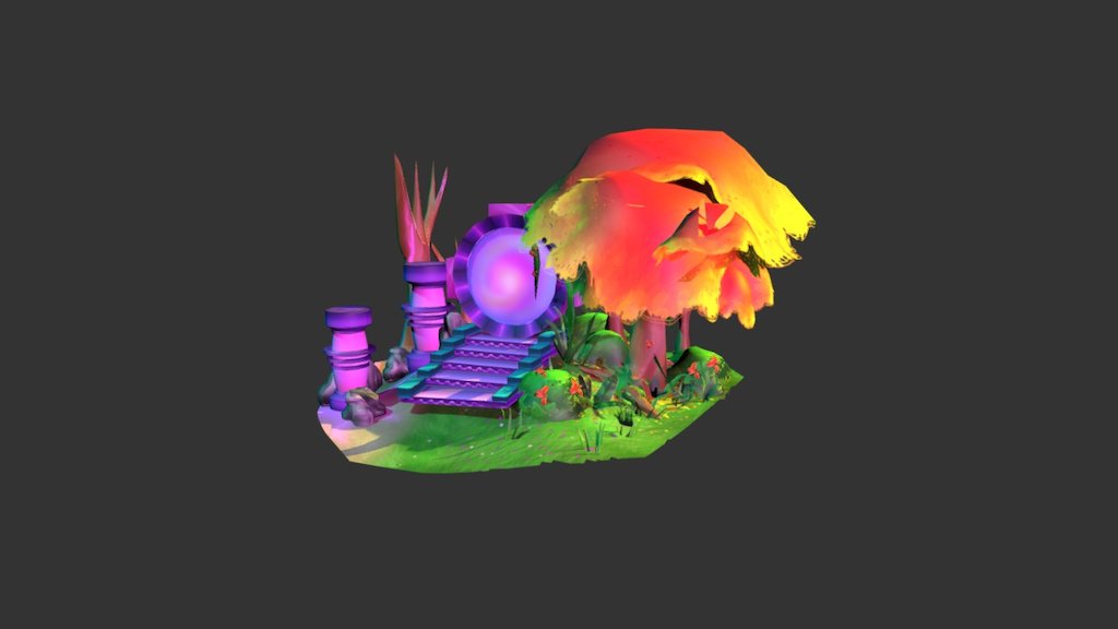 Low poly enviroment - 3D model by Sophie (@sophie.meester) [f94c4ef ...
