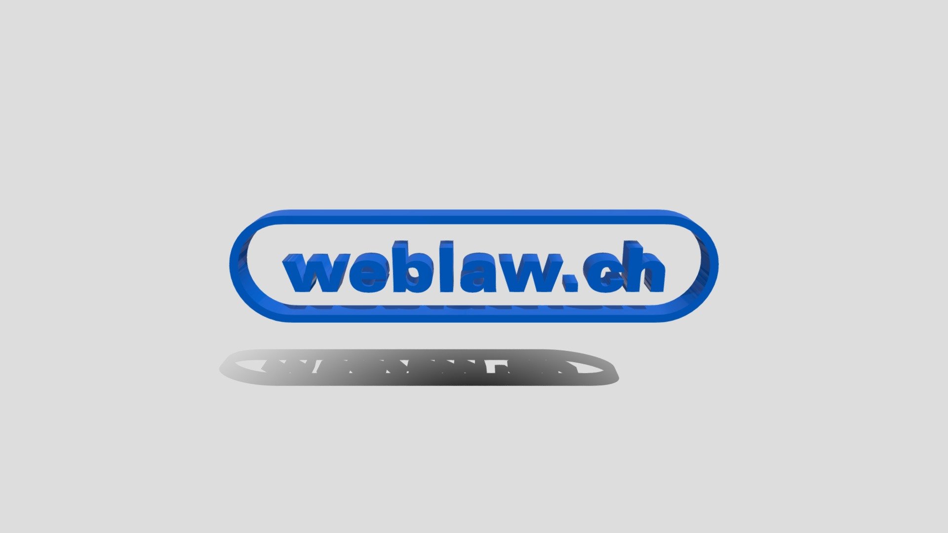 Logo 3D Weblaw - Download Free 3D model by Aptiq.ch (@aptiq) [f94d112] - Sketchfab