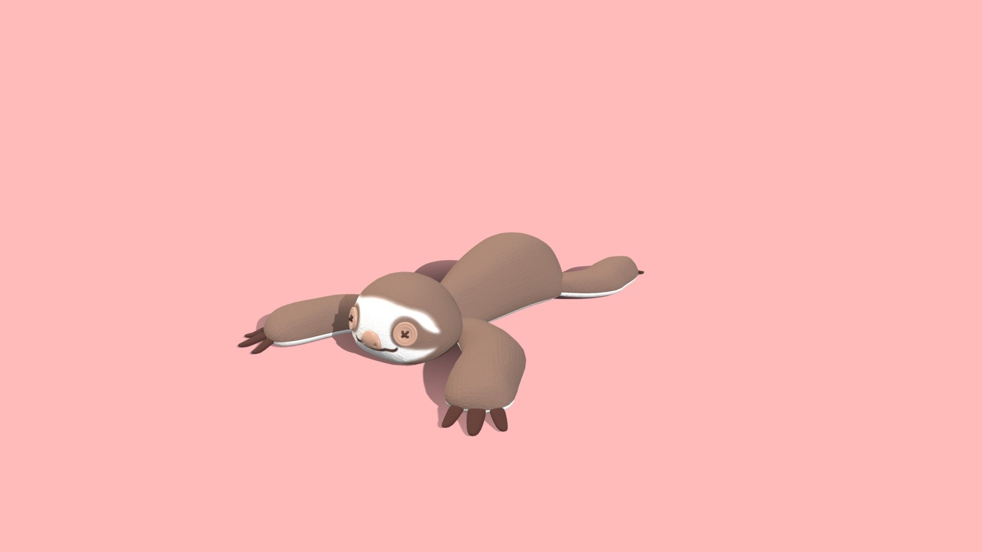 Plushie Sloth - 3D model by Tij (@tijwah) [f94deab] - Sketchfab
