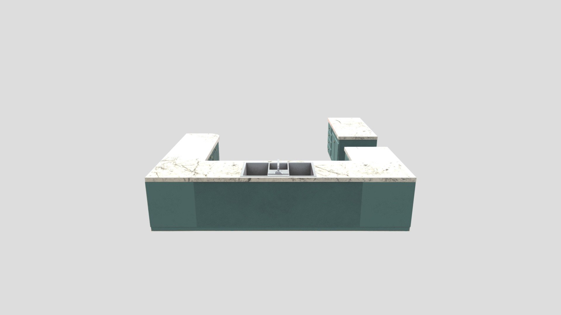 Kitchen Counter - 3D model by samm.f [f94eb26] - Sketchfab