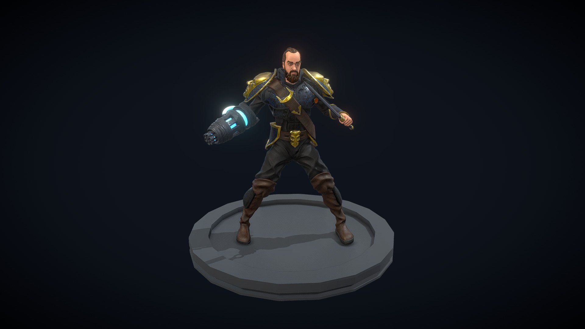 Space Pirate - Download Free 3D model by Odlab [f94ee65] - Sketchfab